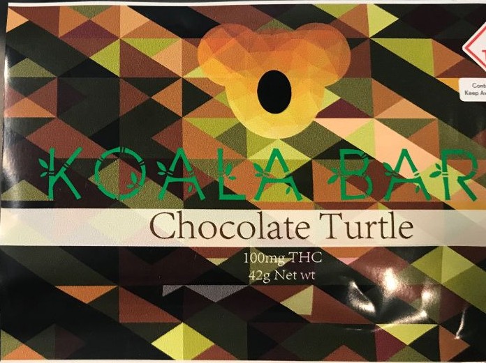 Koala Edibles: Chocolate Turtle Koala Bar 100mg | Leafly