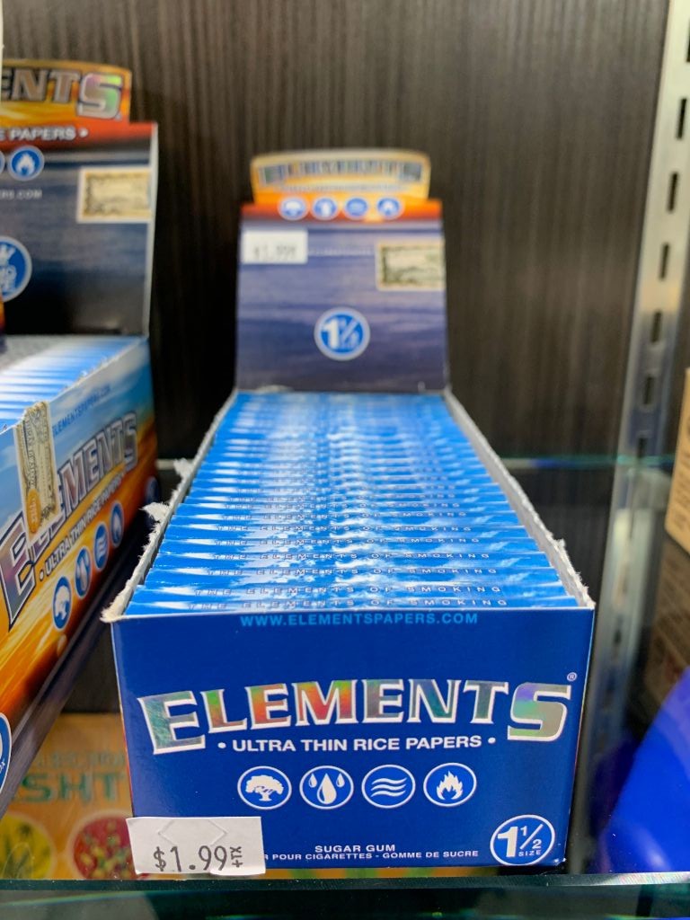 Elements: Ultra Thin Rice Rolling Paper 1 1/2 | Leafly