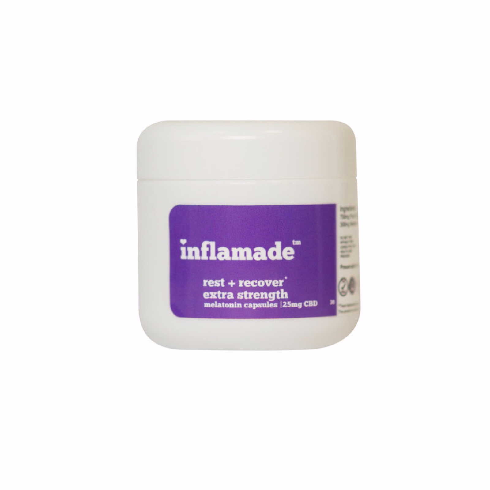 Inflamade: Inflamade™ Rest + Recover Sleepade Melatonin 25mg Capsules ...