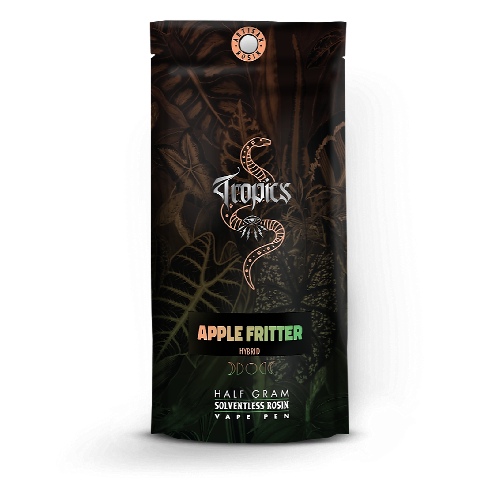 Tropics: Apple Fritter Vape Pen | 0.5g all-in-one | Solventless Rosin ...
