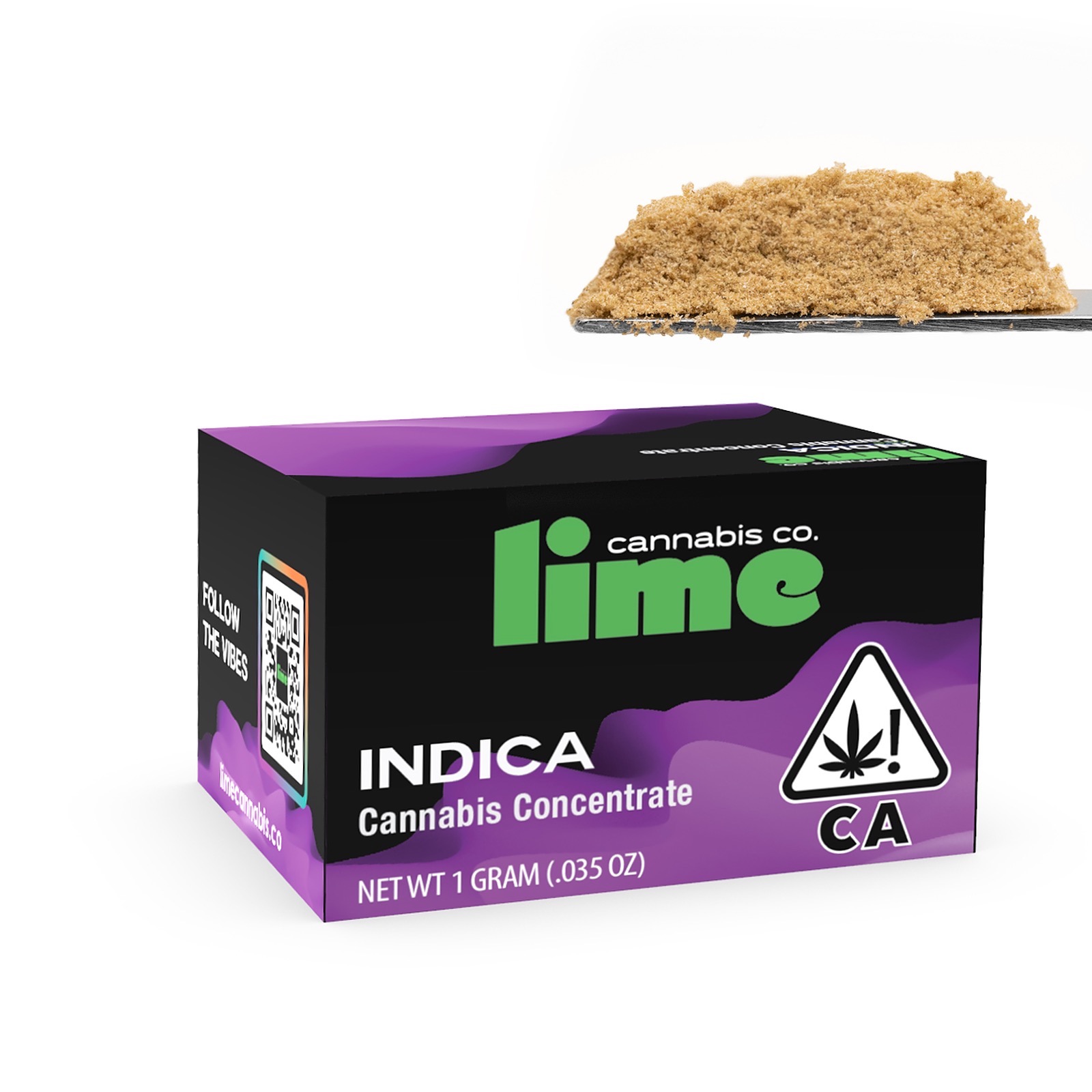 Lime: Indica (1.0g Ice Water Hash) | Purple Punch | Leafly