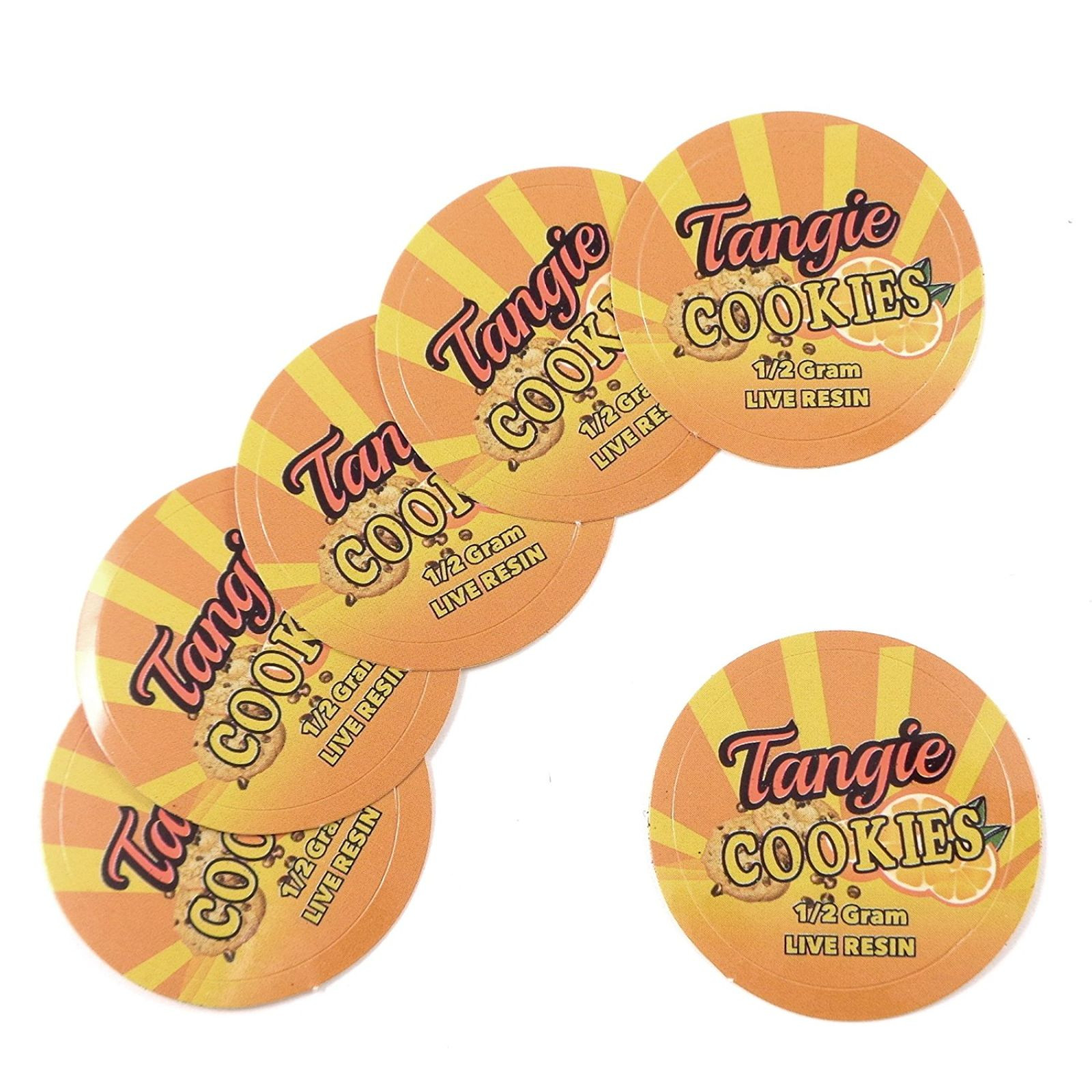 Shatter Labels: 100 Tangie Cookies Live Resin 1/2 Gram Medical Rx ...
