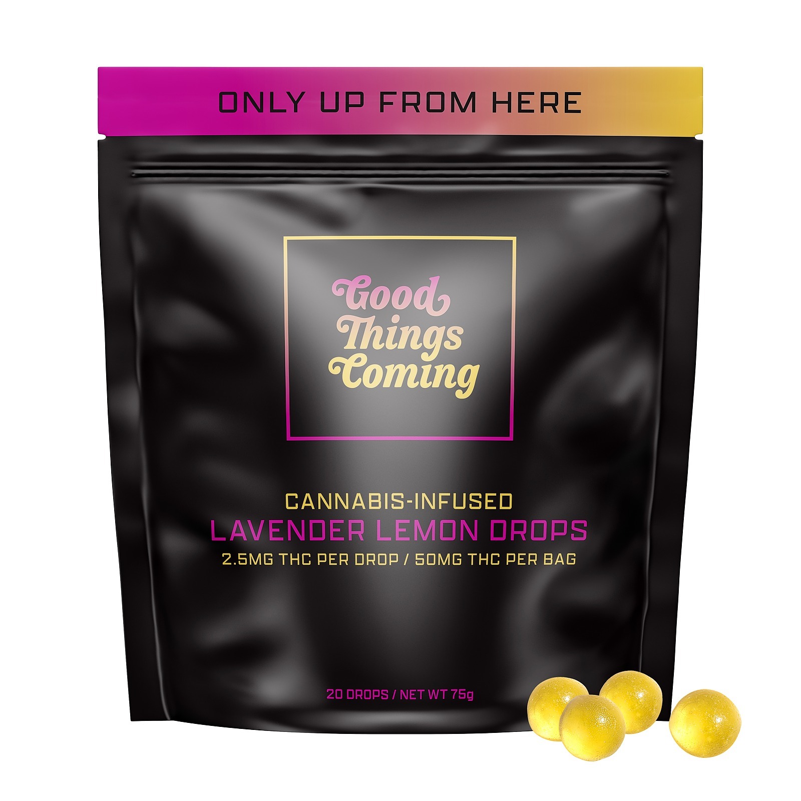 Good Things Coming: Lavender Lemon Drops 50mg | Leafly