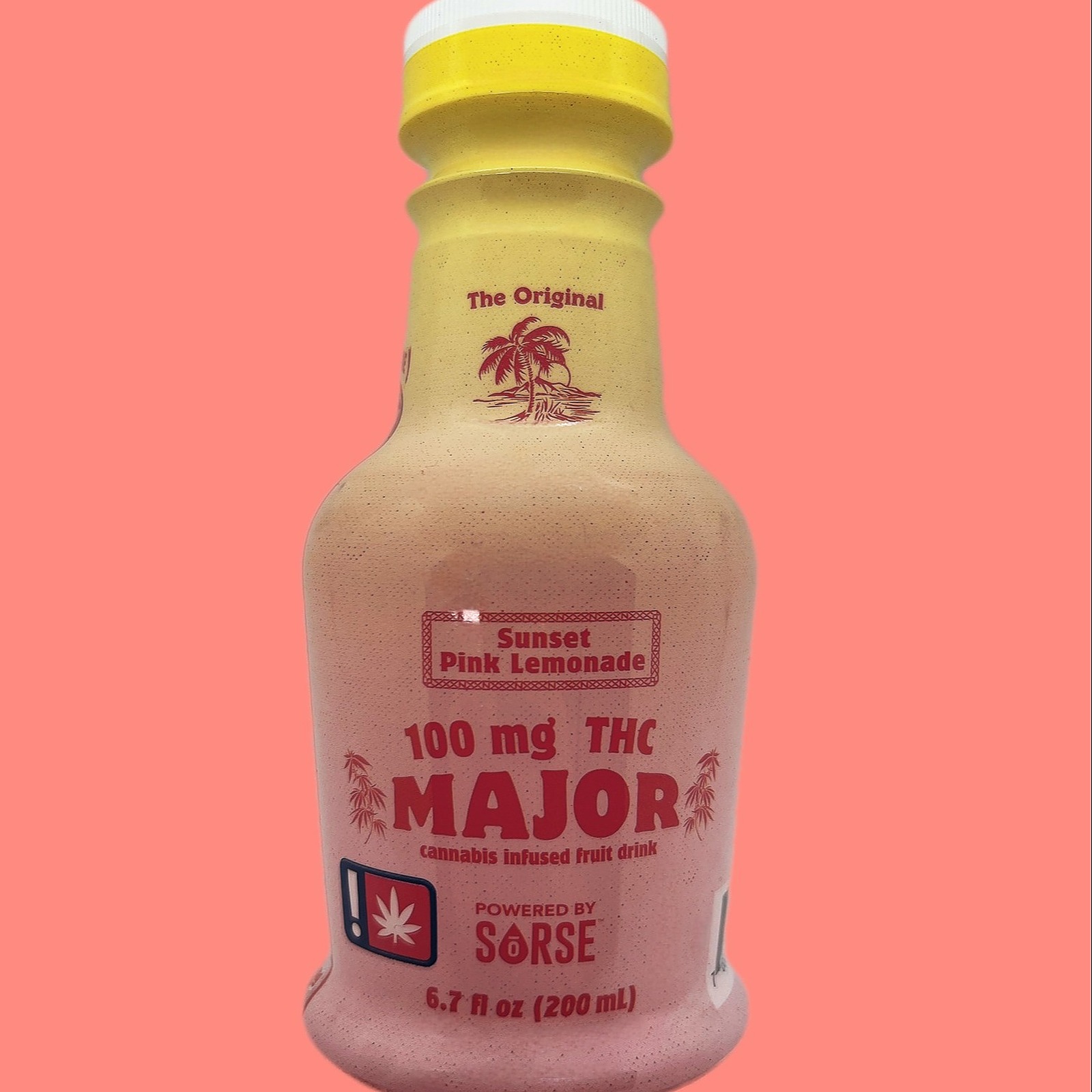 Major: Sunset Pink Lemonade 100mg Fruit Drink OR | Leafly