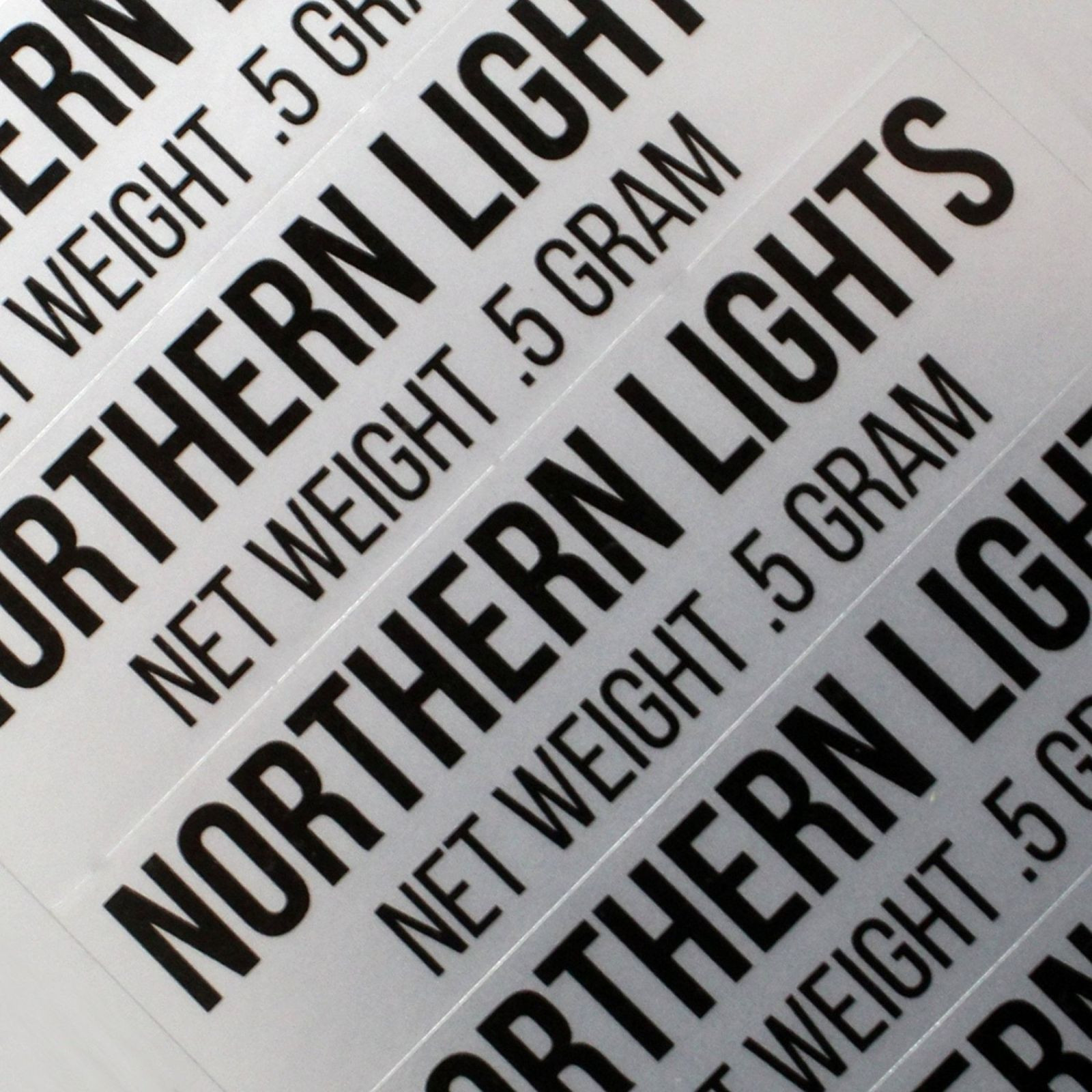 Shatter Labels: 100 Northern Lights Medical Marijuana Shatter Labels ...