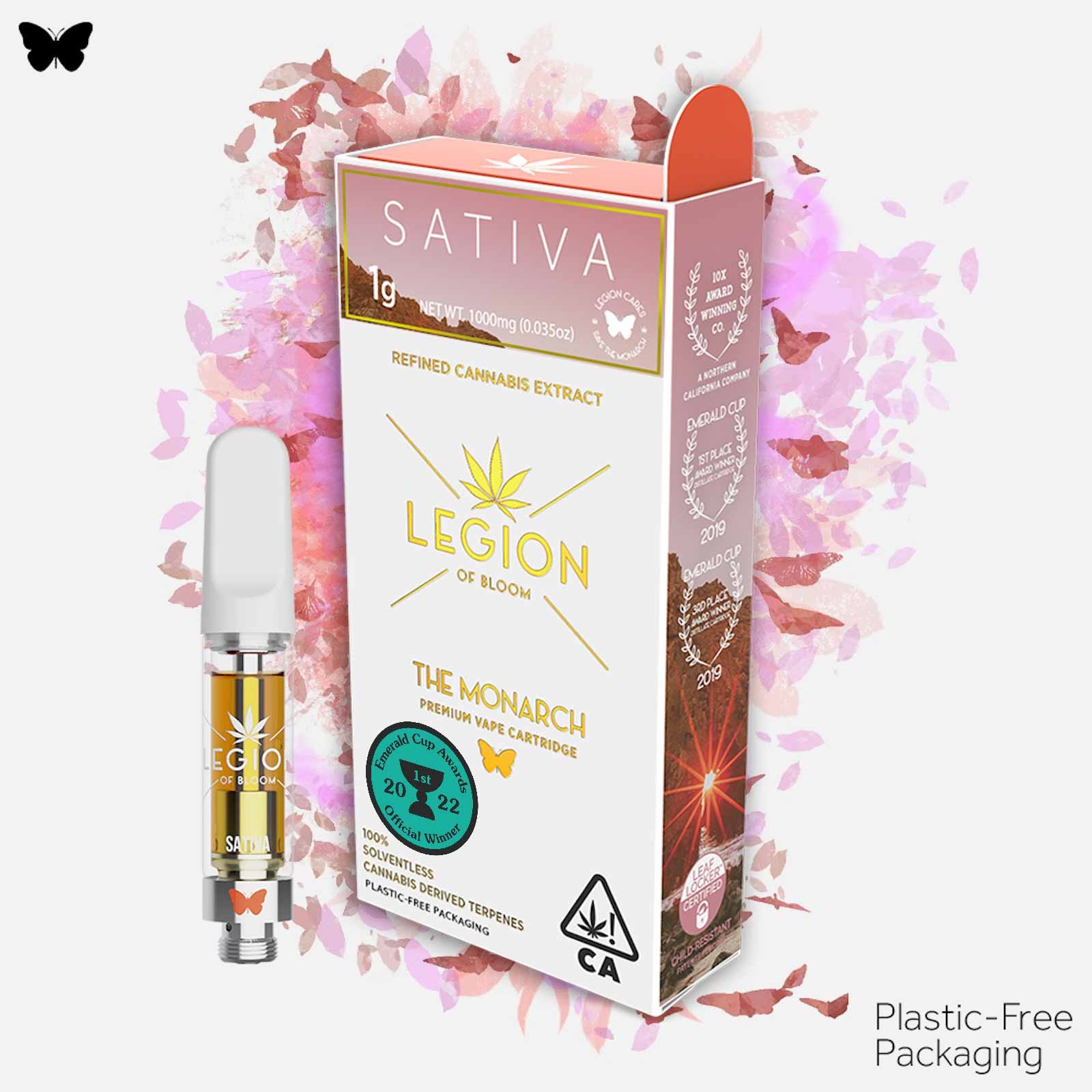 Legion of Bloom: Monarch | Strawberry Lemonade 1 Gram Cartridge | Leafly