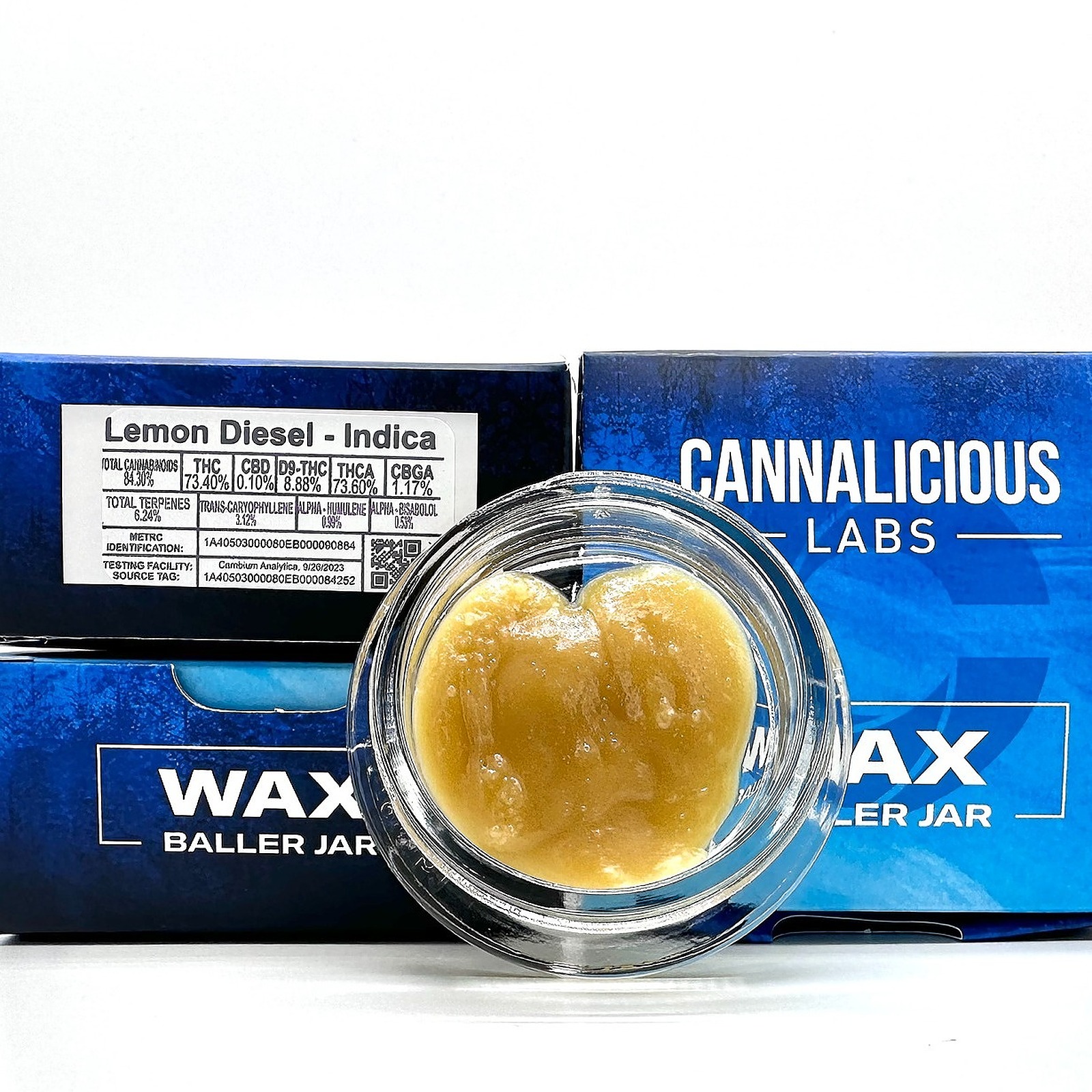 Cannalicious Labs: Lemon Diesel Wax Baller Jar - Indica | Leafly