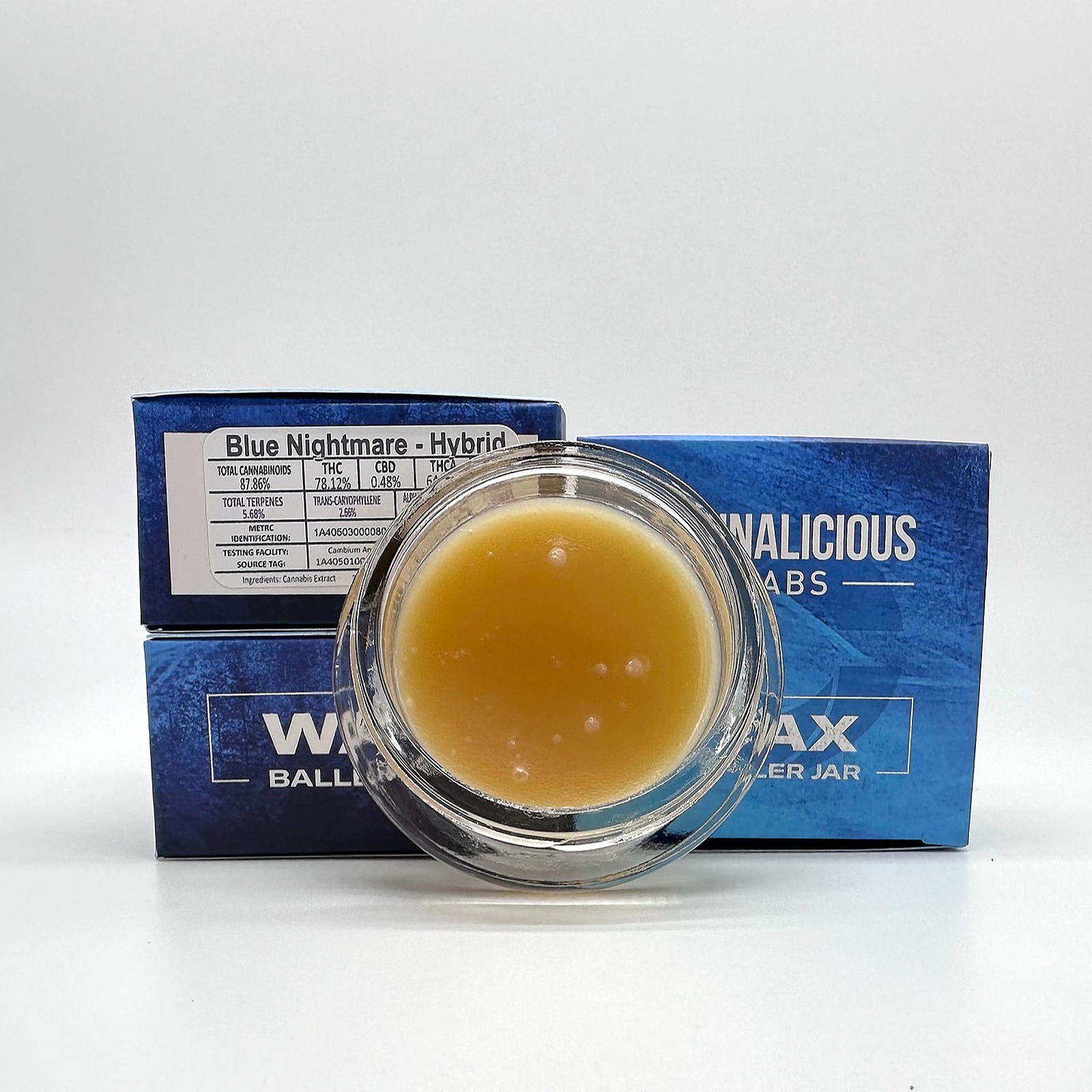 Cannalicious Labs: Blue Nightmare Wax baller Jar - Hybrid | Leafly