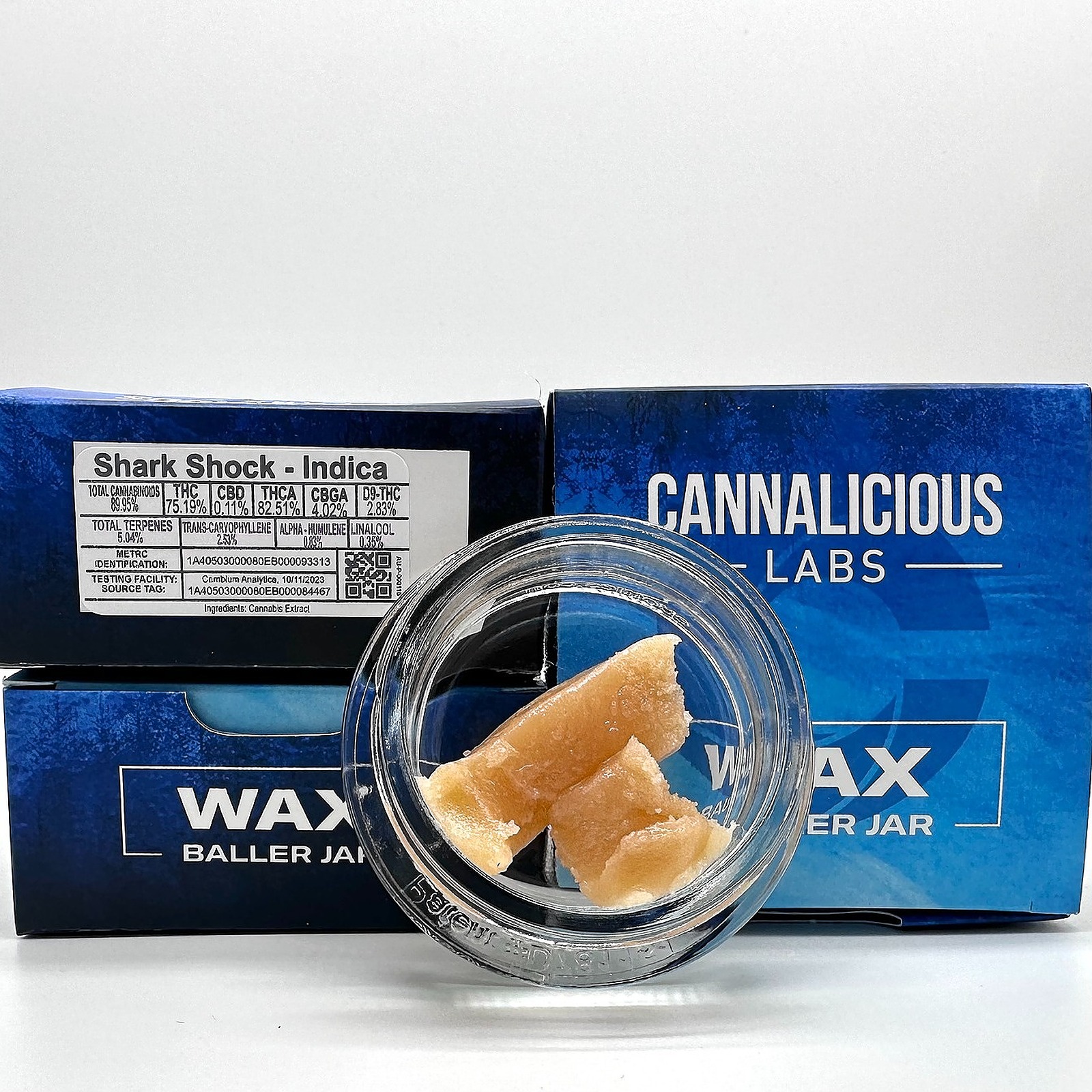 Cannalicious Labs: Shark Shock Wax Baller Jar - Indica | Leafly
