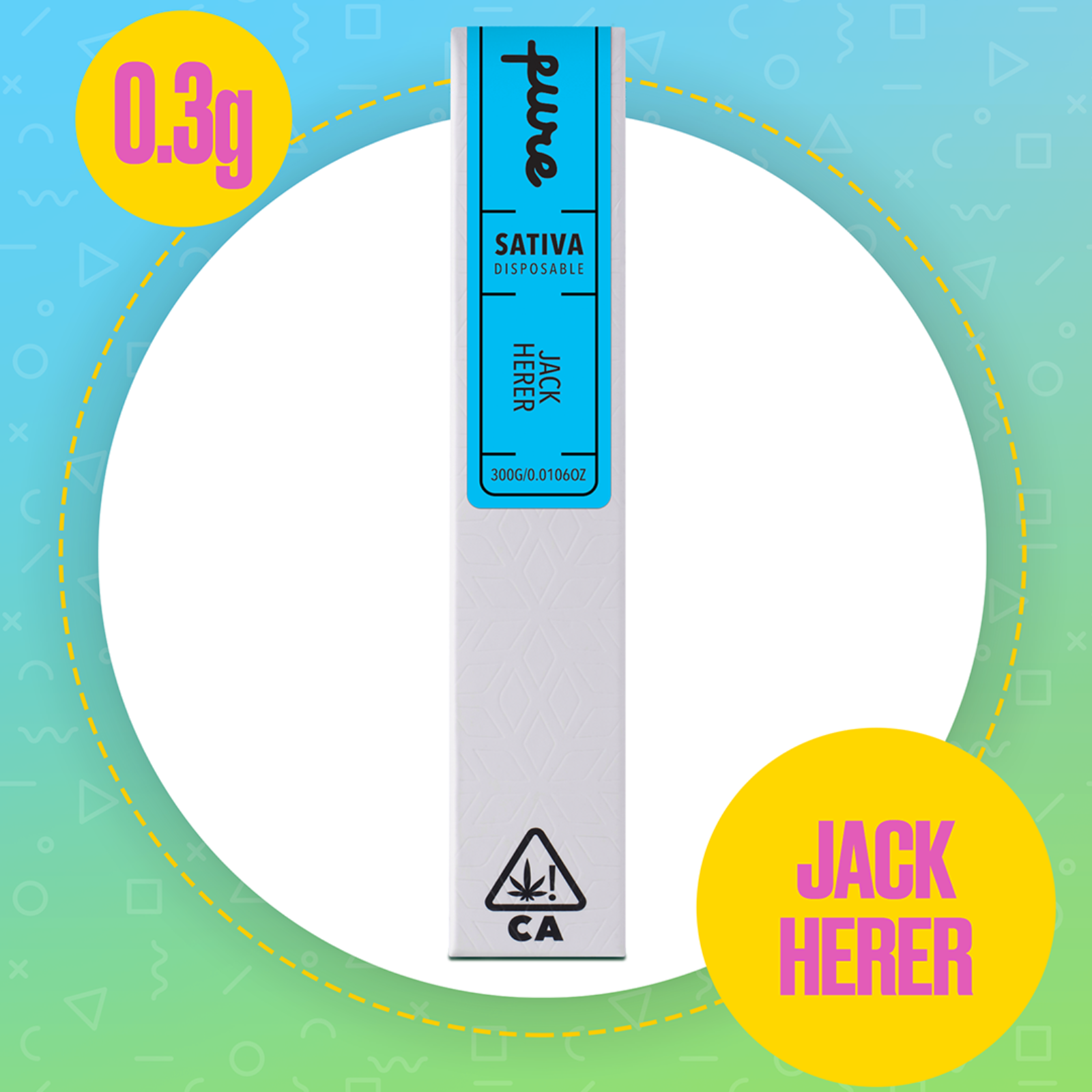 Pure Vape: Pure Disposable - Jack Herer | Leafly