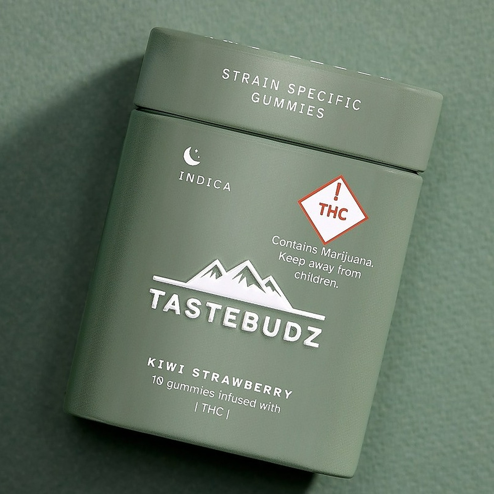 TasteBudz: Kiwi Strawberry Indica Rosin Gummies | THC | | Leafly