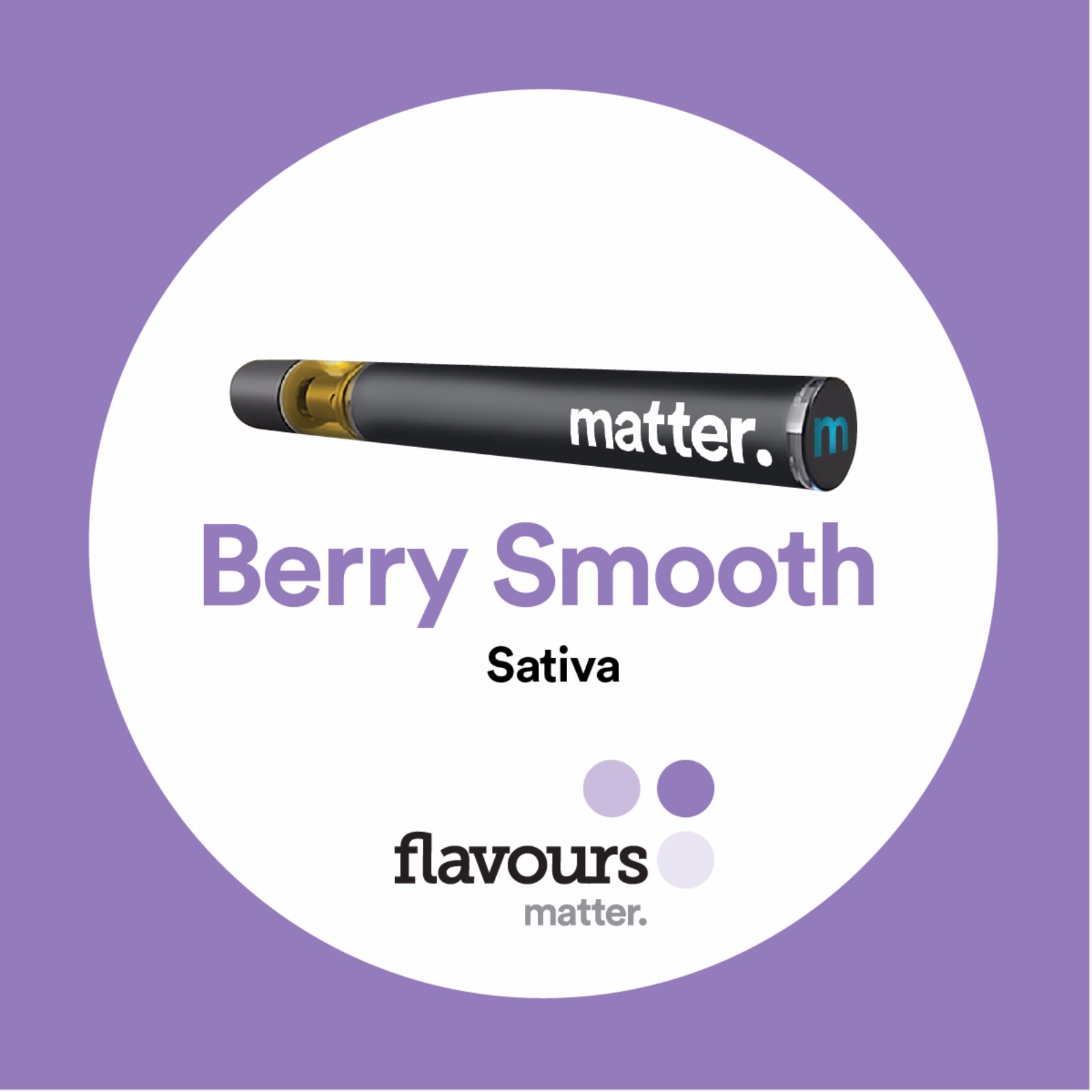 matter.: Flavours Berry Smooth Distillate Disposable Vape | Leafly