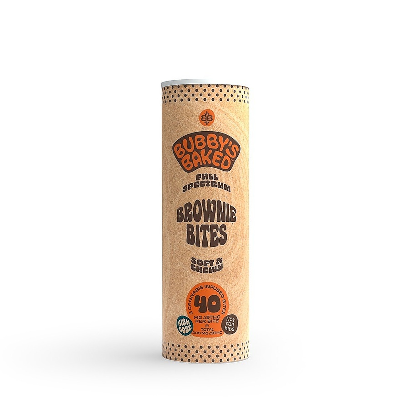 Bubby's Baked: HIGH-DOSE Brownie Bites [5pk] (200mg THC) | Leafly