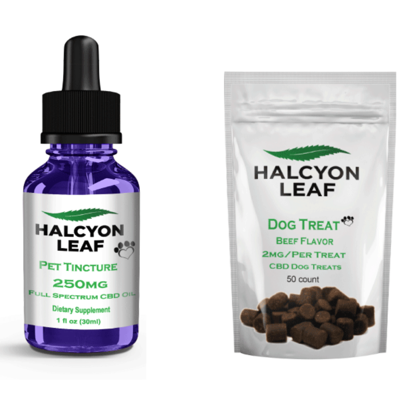 Halcyon Leaf CBD: Halcyon Leaf CBD Pet Starter Package | Leafly