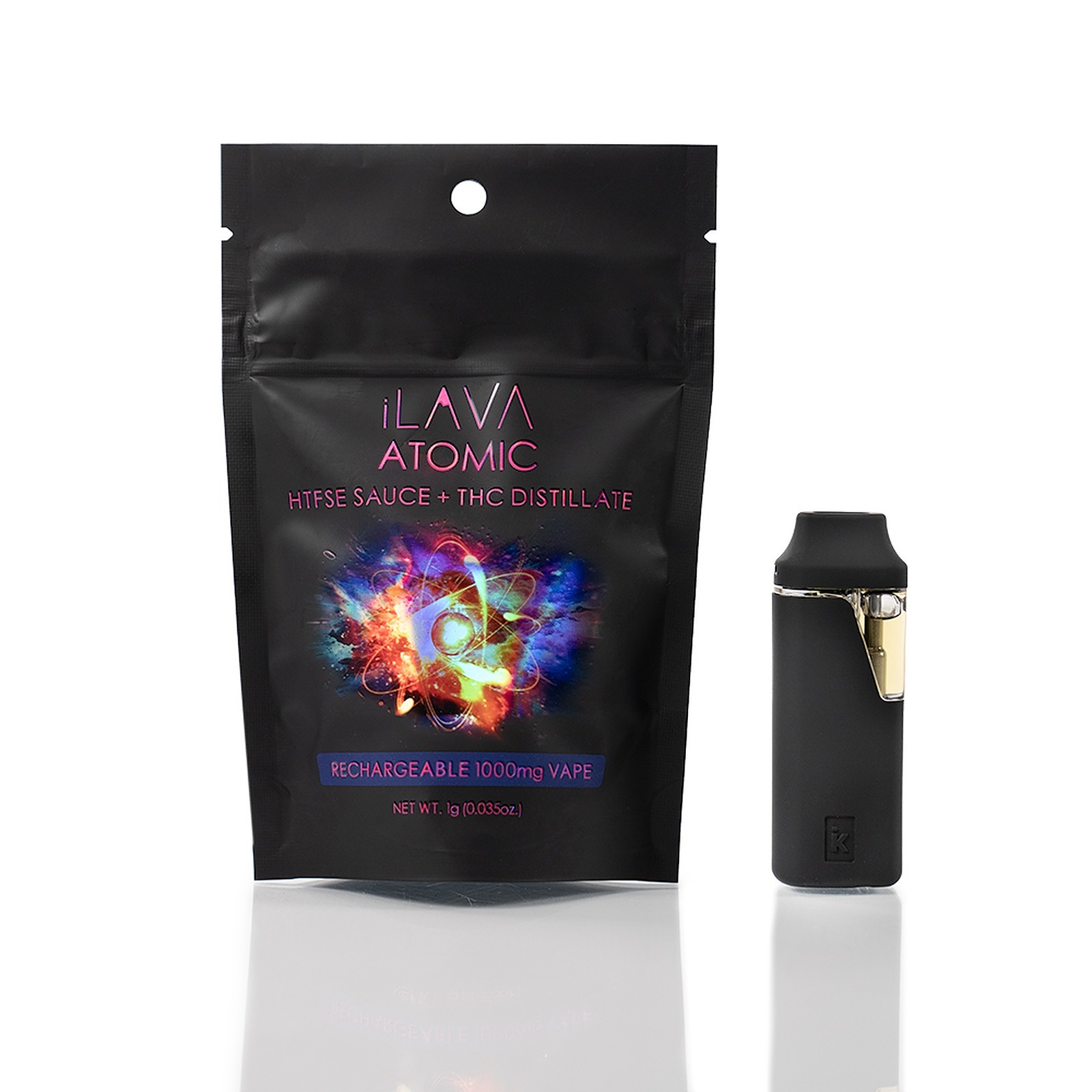 iLAVA: Atomic Disposable 1000mg - Cherry Treat | Leafly