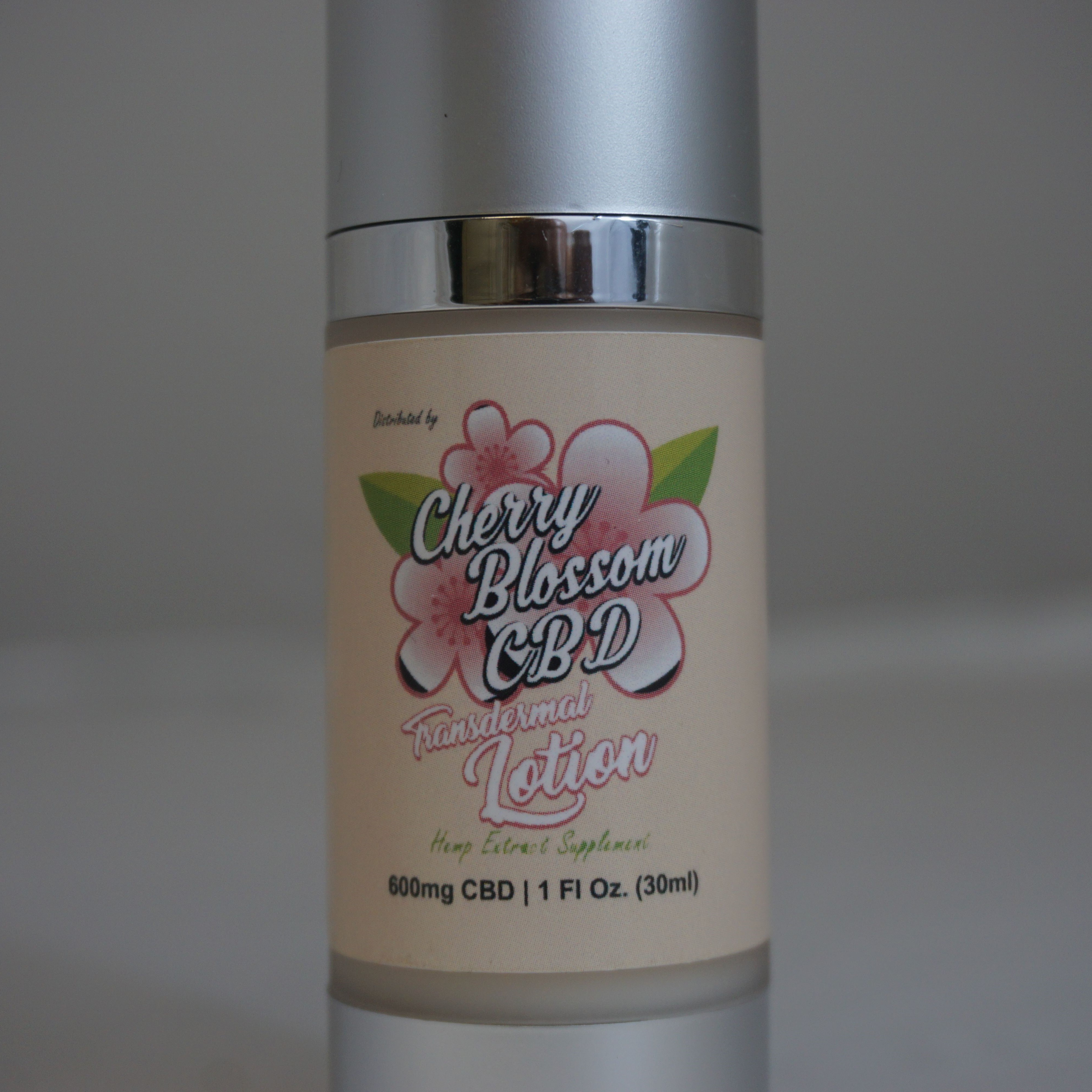 Cherry Blossom CBD: True Transdermal Lotion, 600 MG total CBD | Leafly