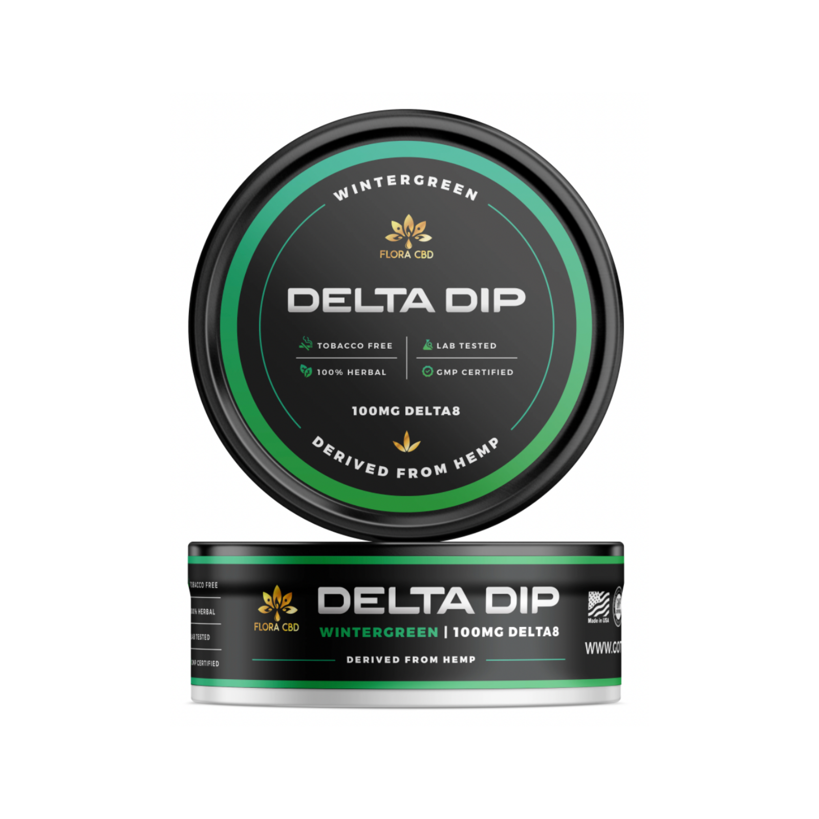 Flora CBD: WINTERGREEN DELTA 8 DIP 100MG | Leafly