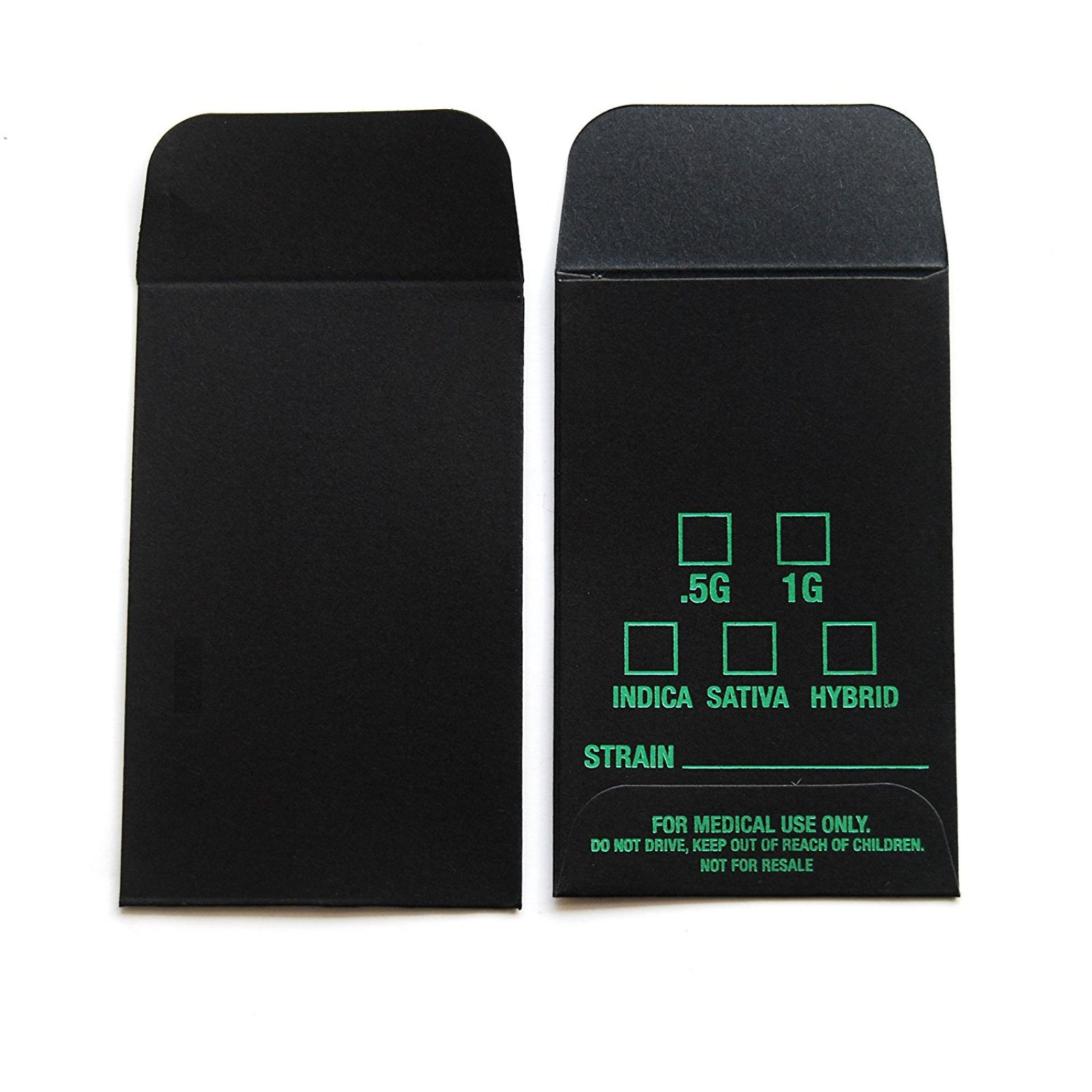 Shatter Labels: 50 Black Green Oil Wax Extract Coin Envelopes 2.25" X 3 ...
