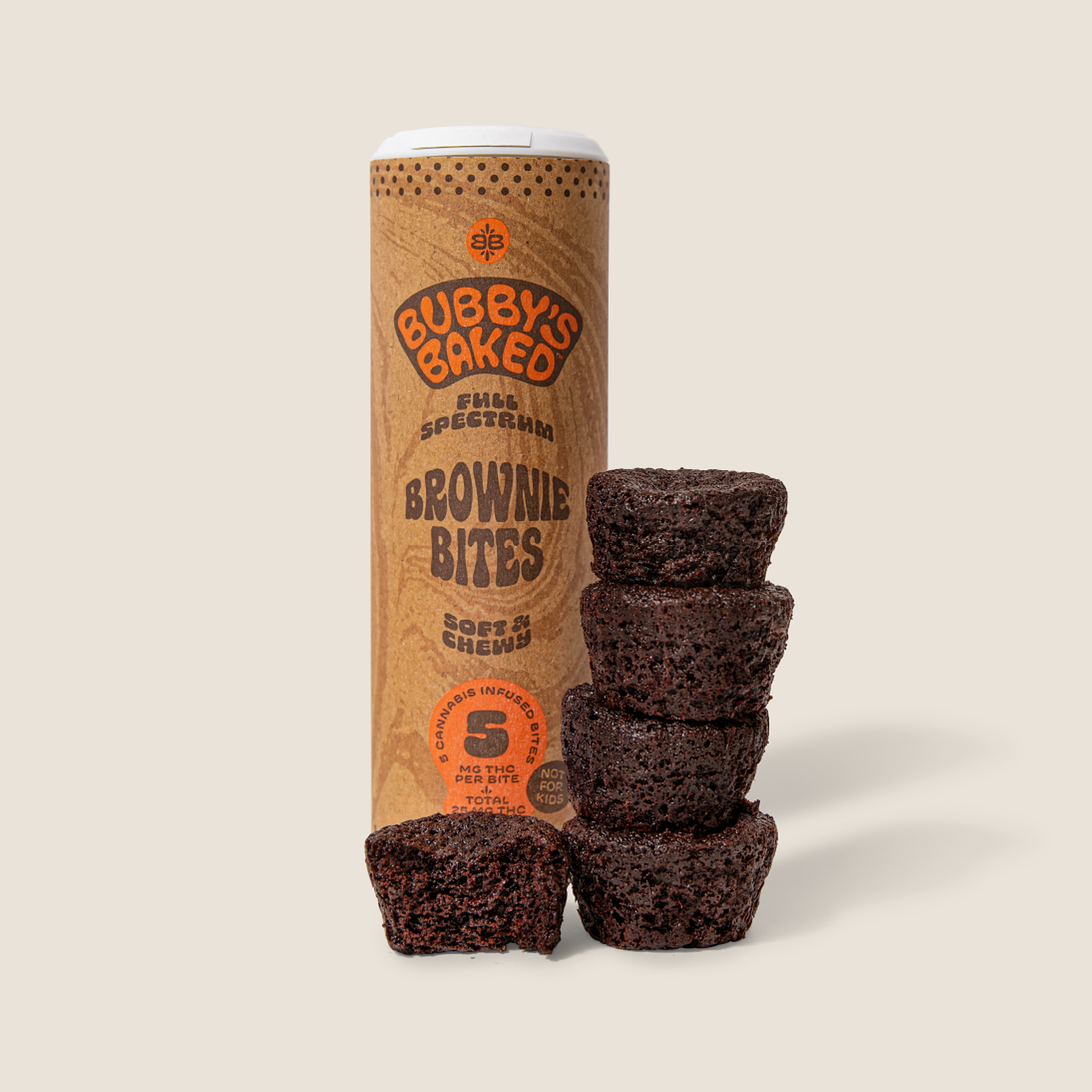 Bubby's Baked: Brownie Bites [5pk] (25mg THC) | Leafly