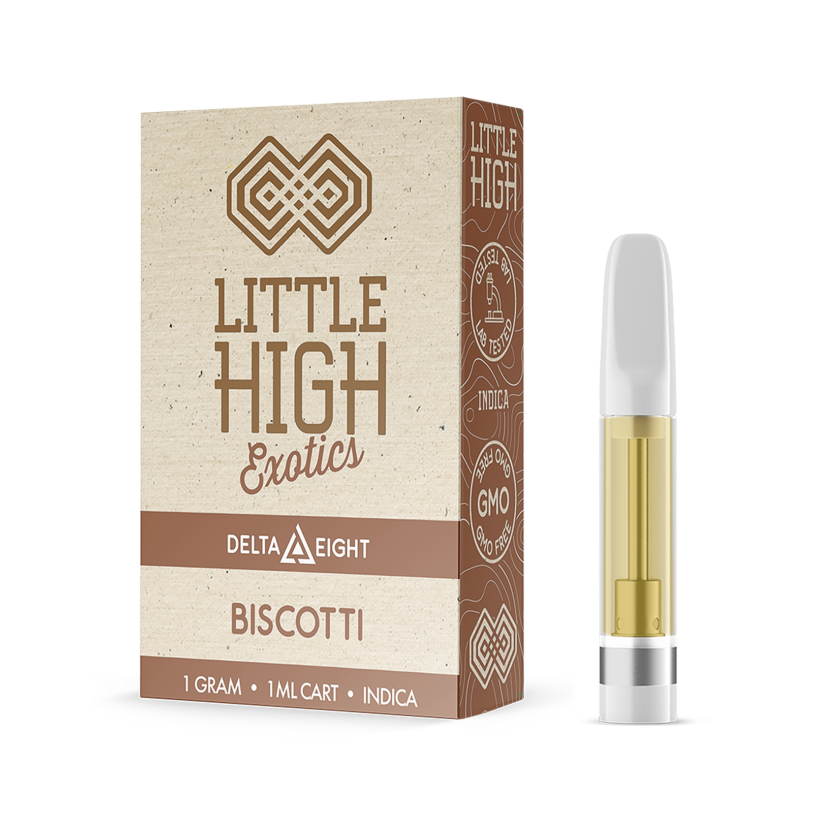 Little High: Little High - Delta-8 Indica - Biscotti - 1 Gram Cart | Leafly