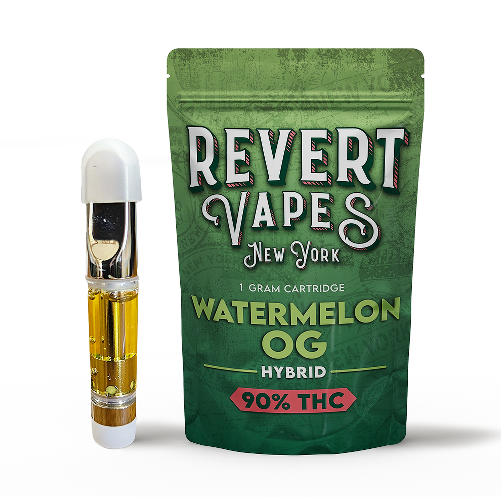 Revert Cannabis: Watermelon OG 1g Vape Cartridge | Leafly