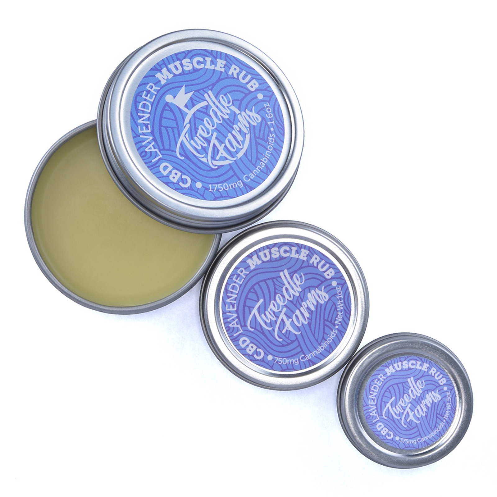 Tweedle Farms: Lavender CBD Muscle Rub | Leafly