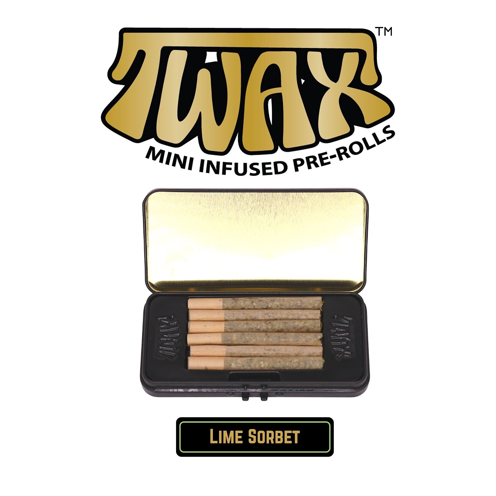 The Clear: The Clear - TWAX Mini Infused Pre-rolls 3g Lime Sorbet | Leafly