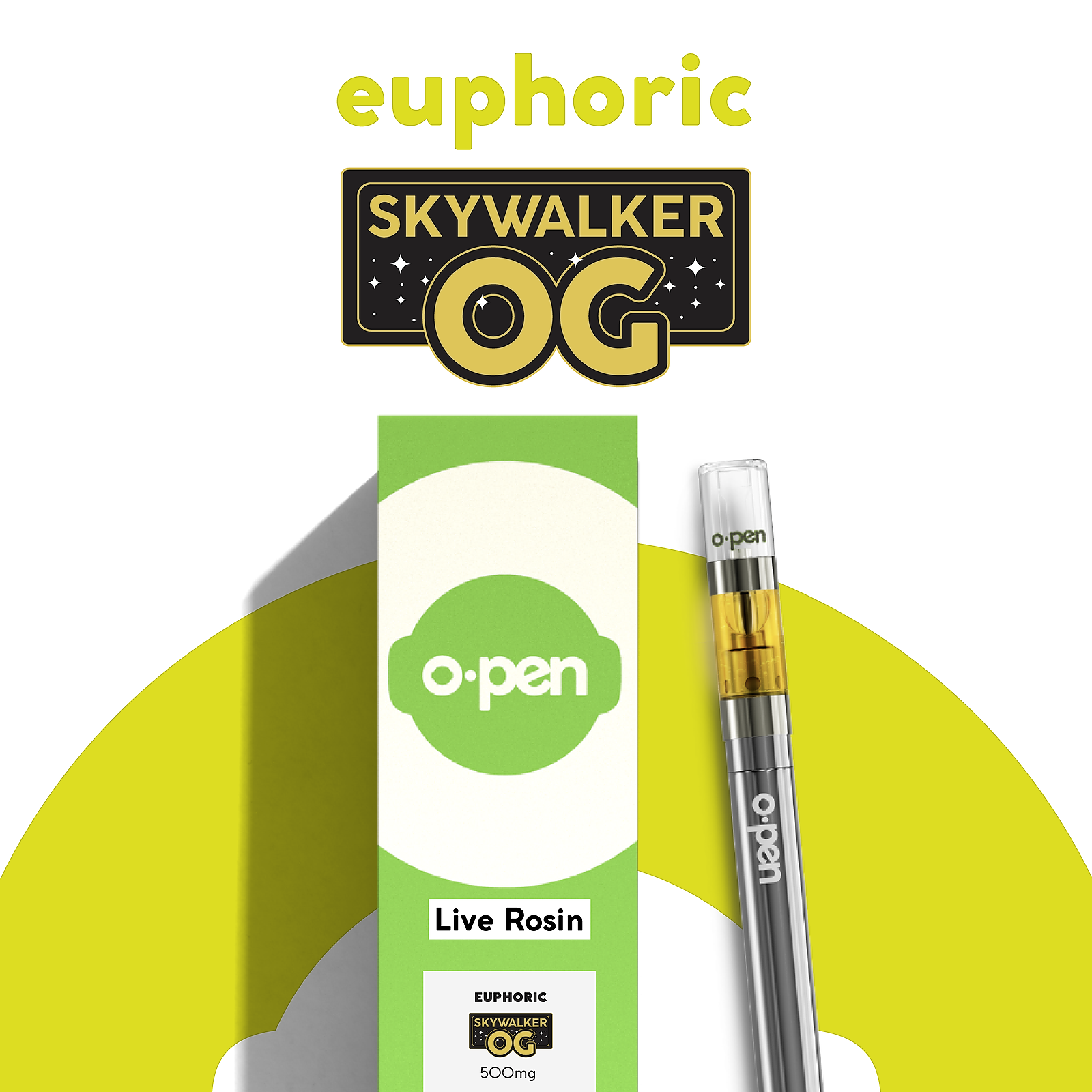 O.pen: O.pen Elite Strains (Live Rosin +) - Skywalker OG - 500mg | Leafly