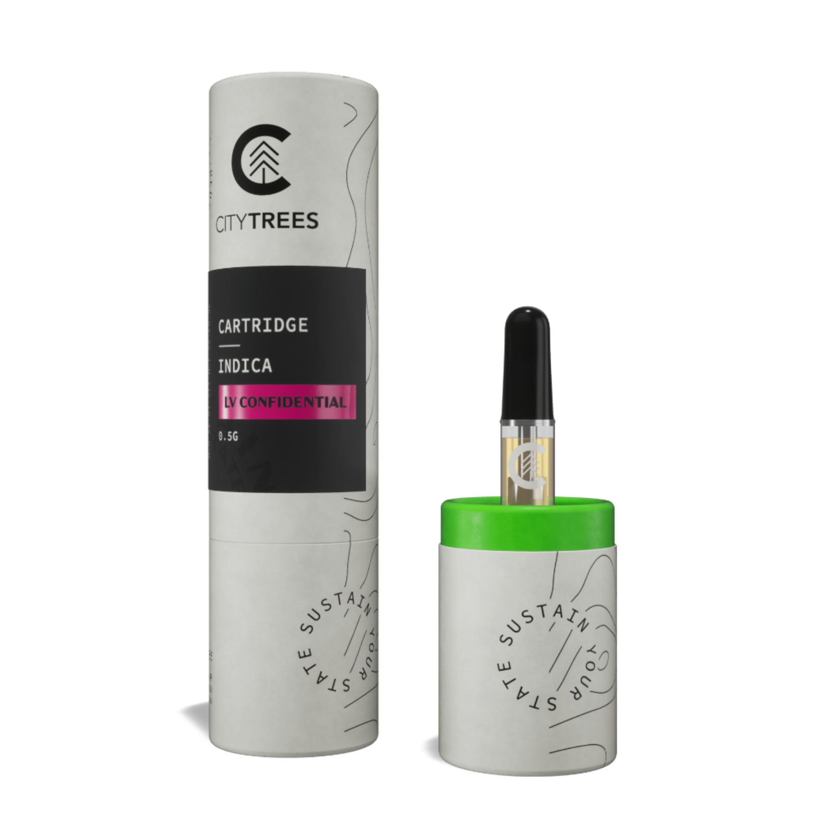 City Trees: City Trees .5g LV Confidential Distillate Cartridge | Leafly