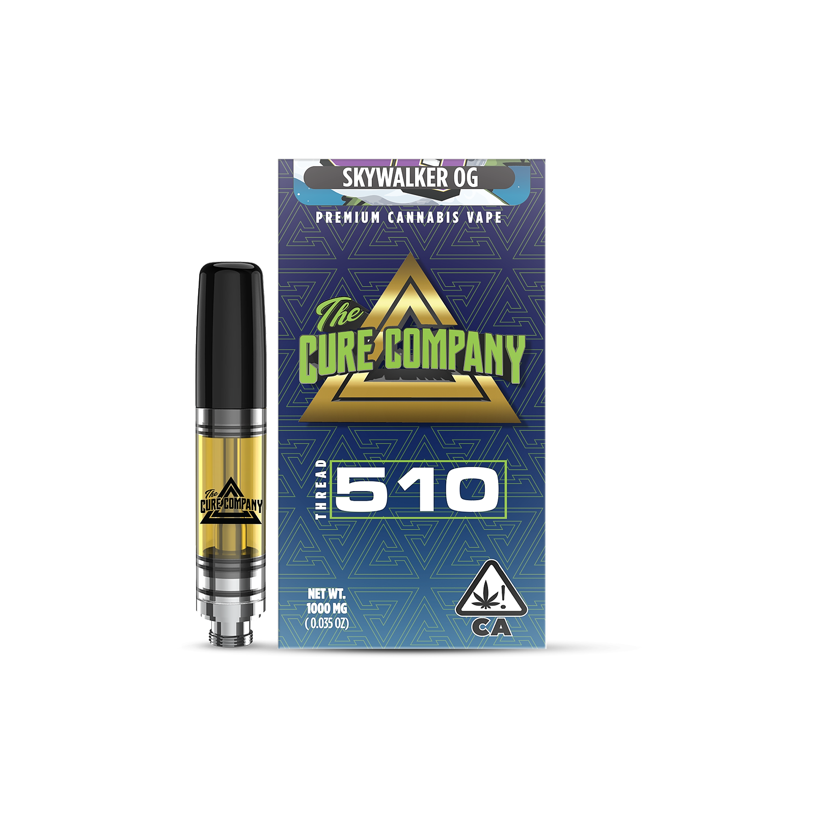 The Cure Company: Skywalker OG | 1g Vape Cartridge | Leafly