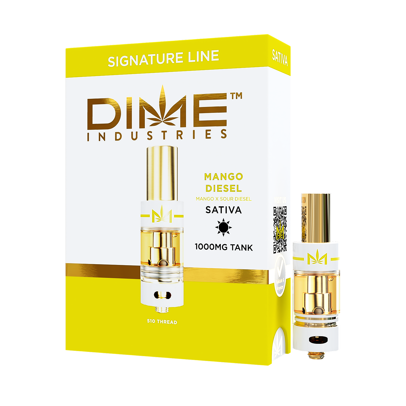 Dime Industries: Mango Diesel - Cartridge 1g | Leafly