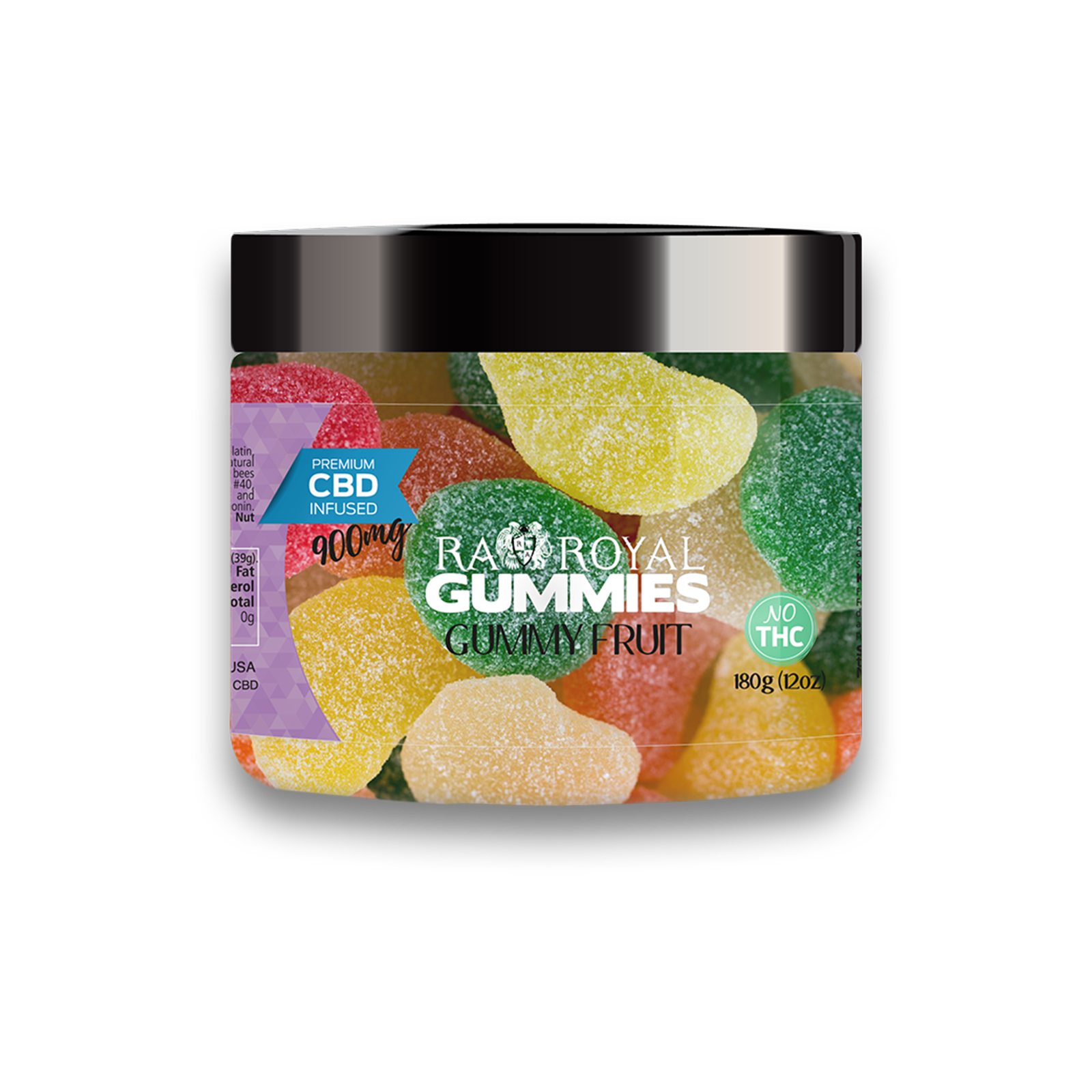 RA Royal: R.A. Royal Gummies: CBD Gummy Fruit Jar (900 MG) | Leafly