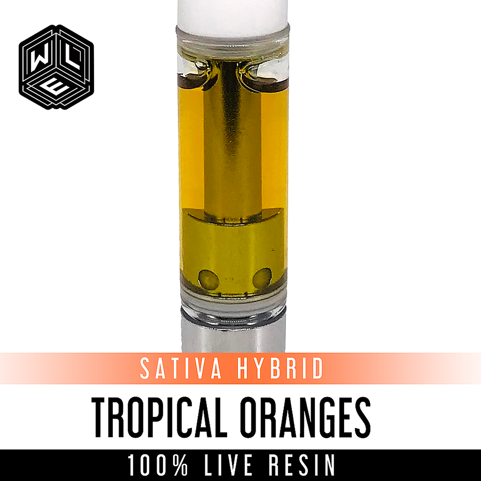 White Label Extracts: Tropical Oranges 100% Live Resin Cartridge 1 Gram ...