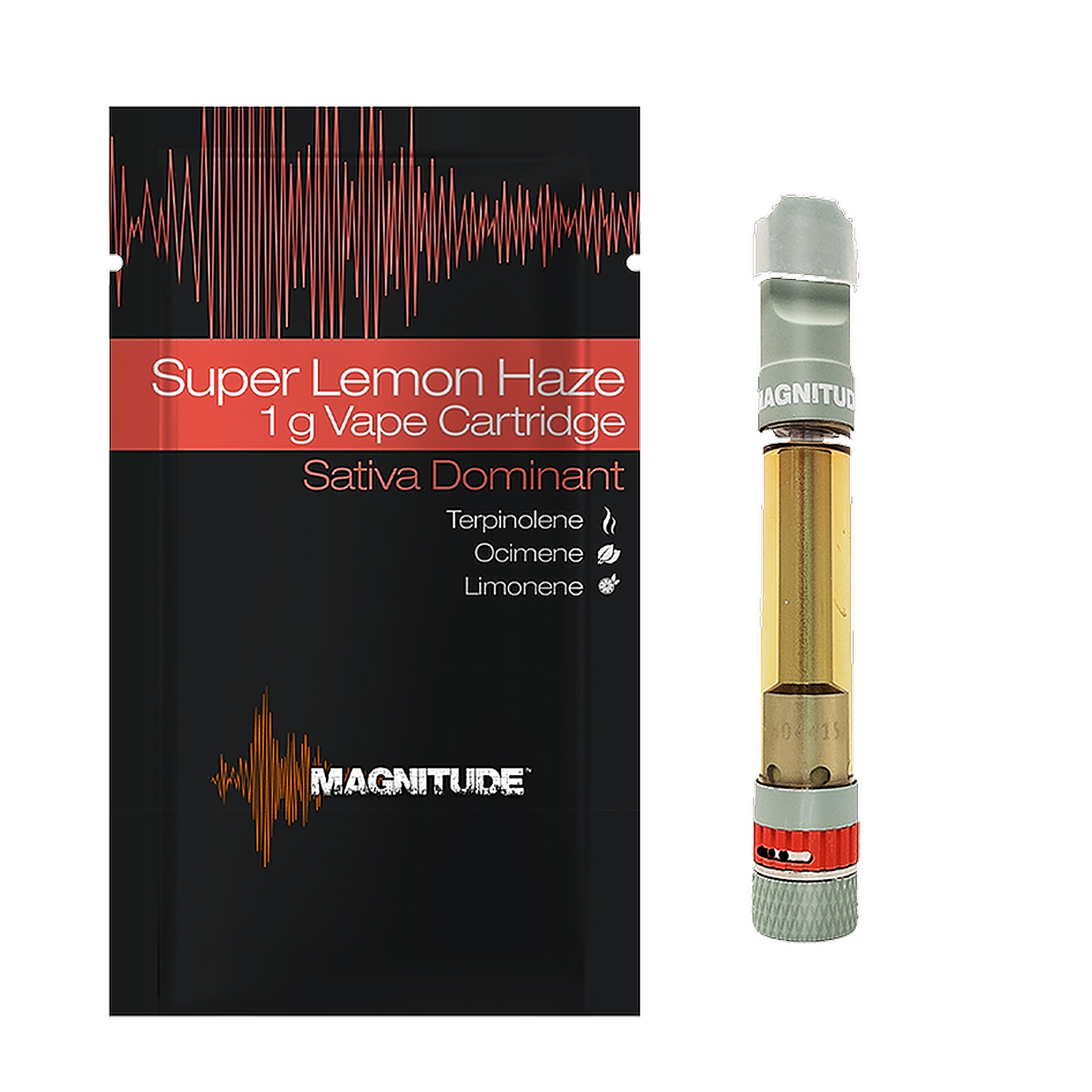 Magnitude: Super Lemon Haze 1g Vape Cartridge | Leafly