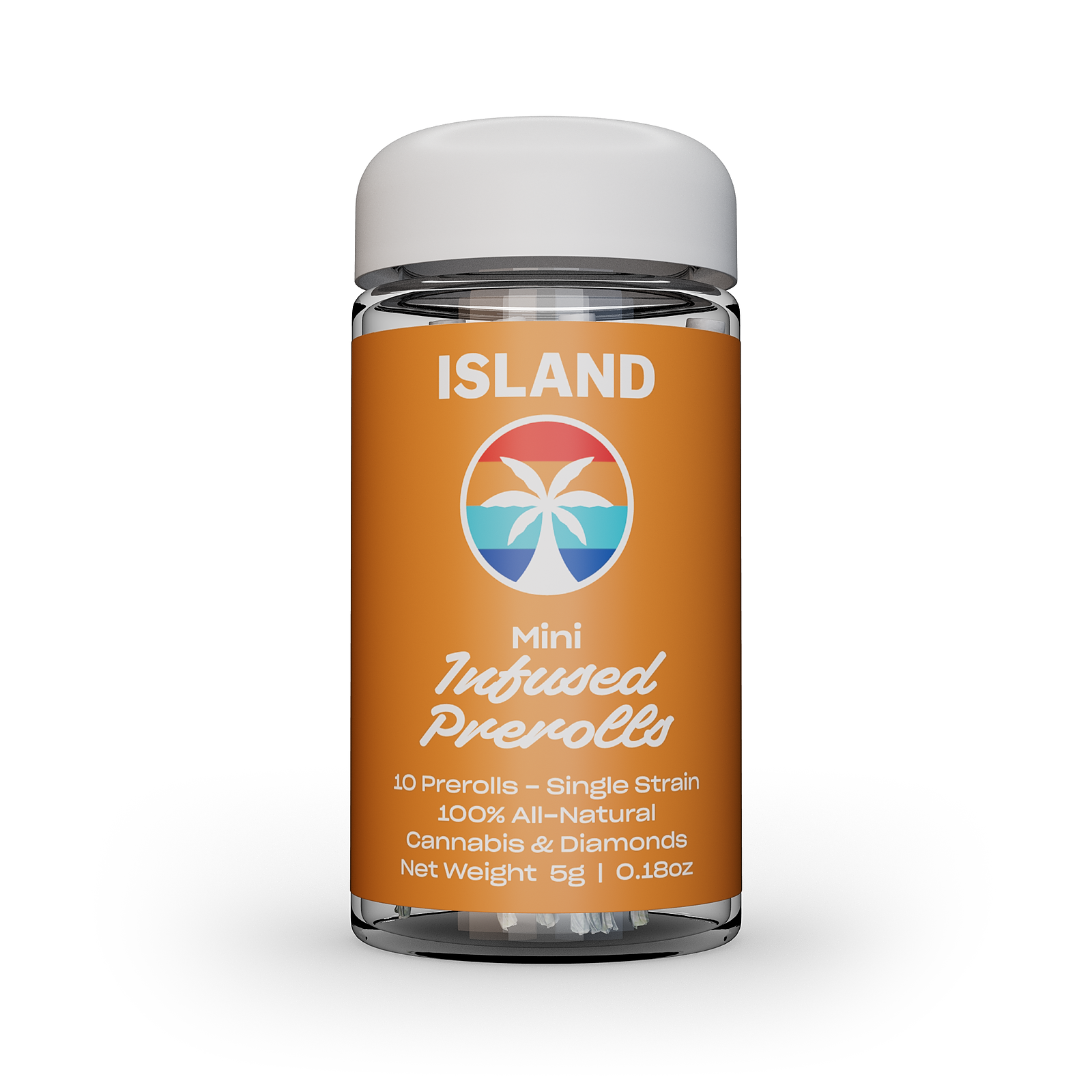 Island: Island Infused Mini Prerolls 10-Pack: Papaya Rose (Hybrid) | Leafly