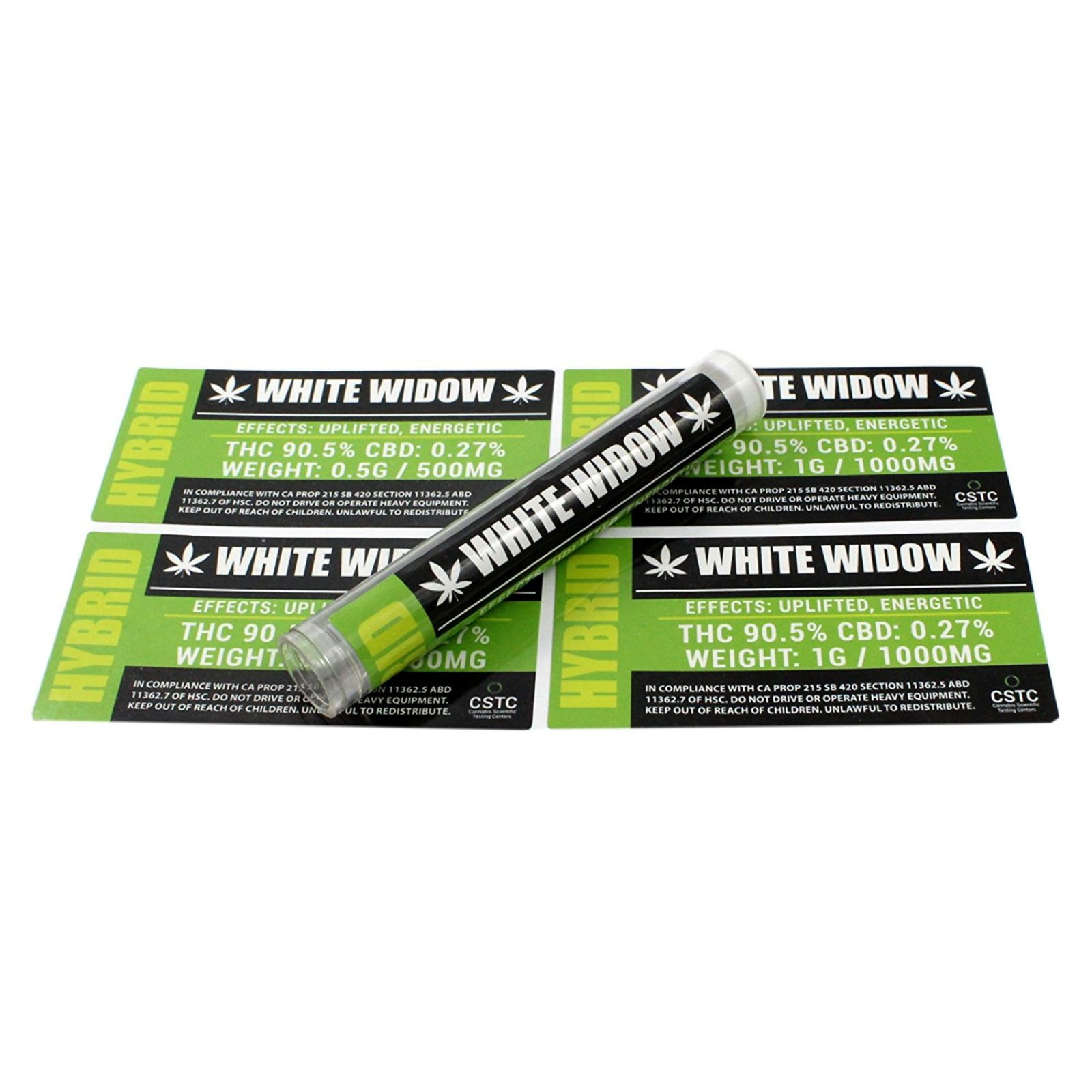Shatter Labels: 25 White Widow Medical Marijuana Strain by Shatter ...