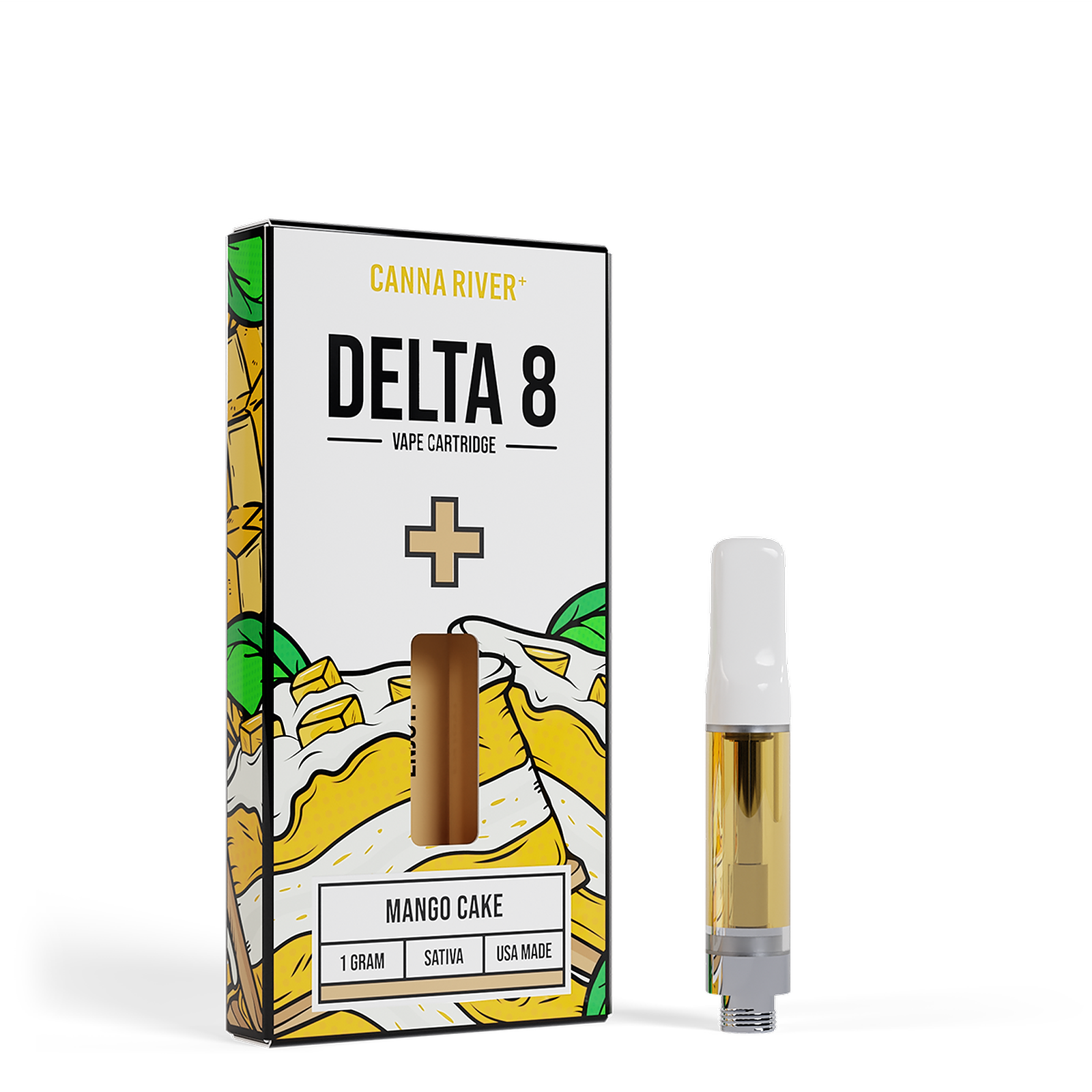 Canna River: D8 Cartridge - Mango Cake / 1 Gram | Leafly