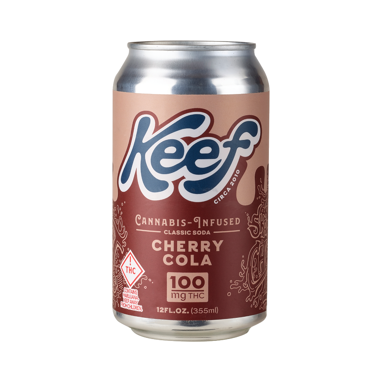 Keef Brands: Keef Classic Soda - Original Cherry Cola 100mg | Leafly