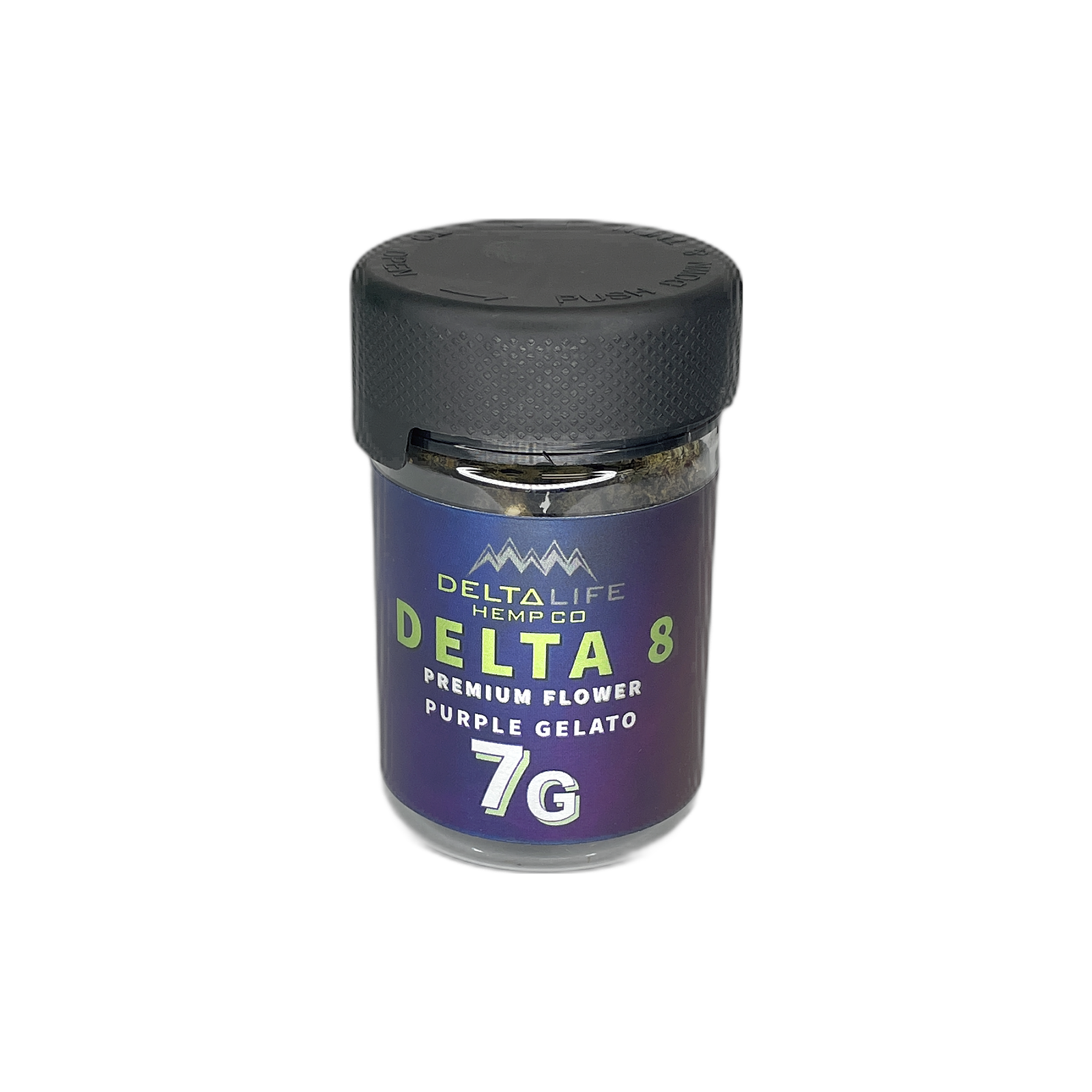 Delta Life Hemp: Delta 8 Premium Flower Purple Gelato 7 Grams Indica ...