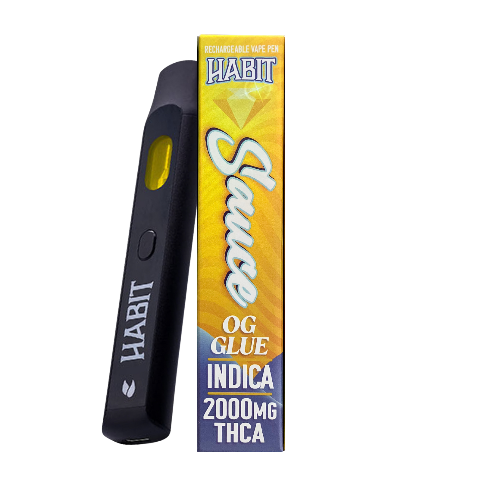 Luxe THC: OG Glue 2ml Live Resin Sauce Pen | Leafly