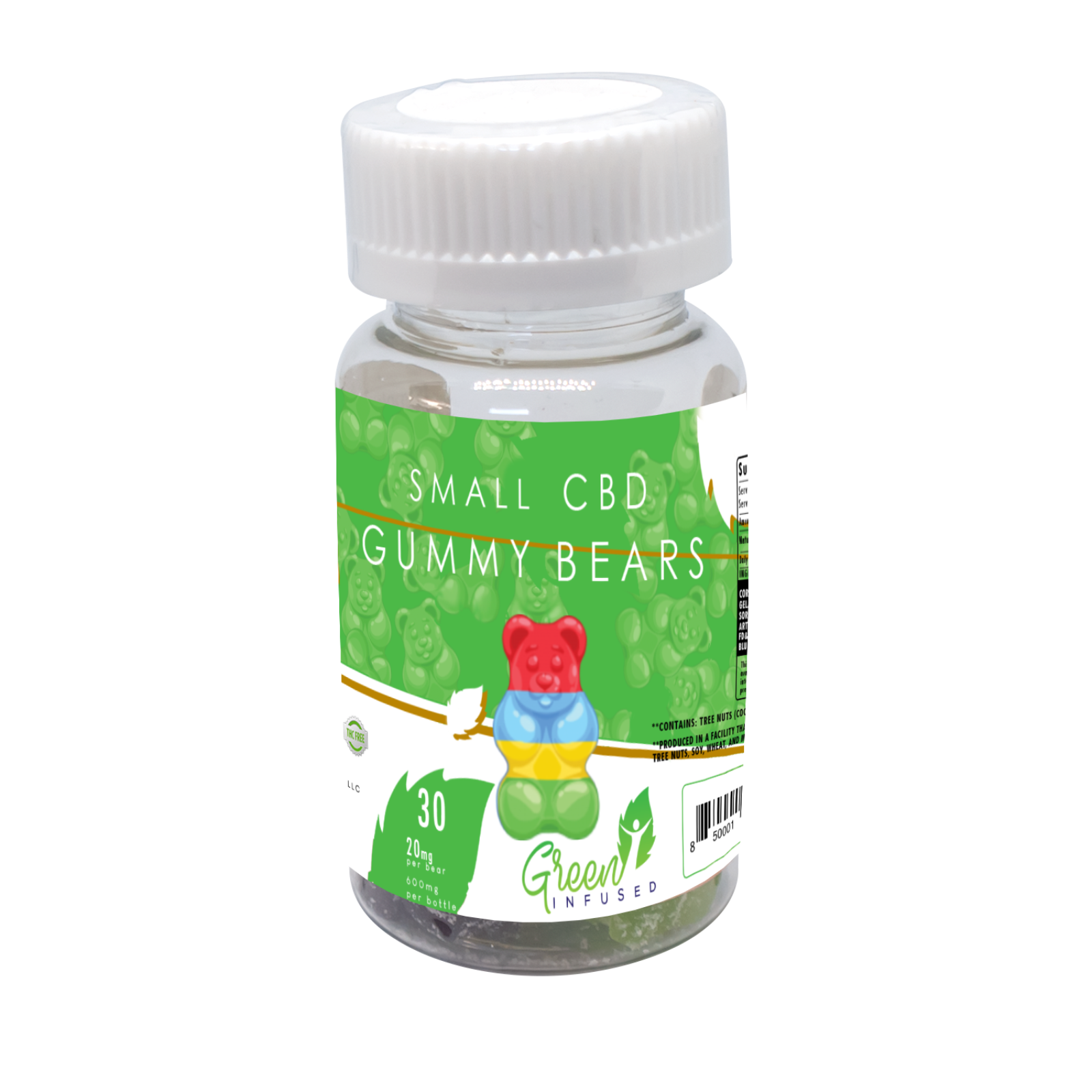 Green Infused: CBD Little Gummy Bears | Leafly