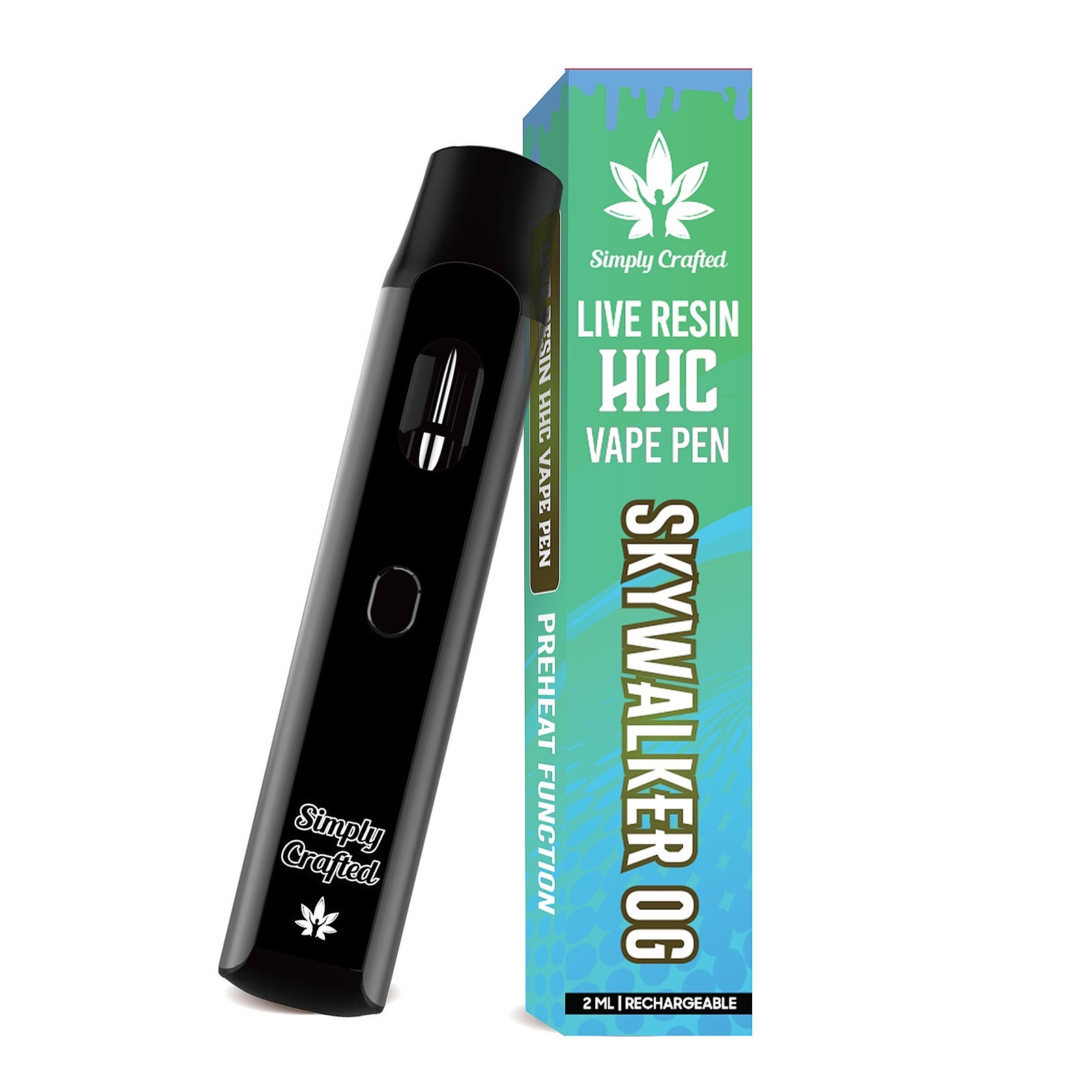 Simply Crafted: 2ml HHC Vape Pen | Skywalker OG | Leafly