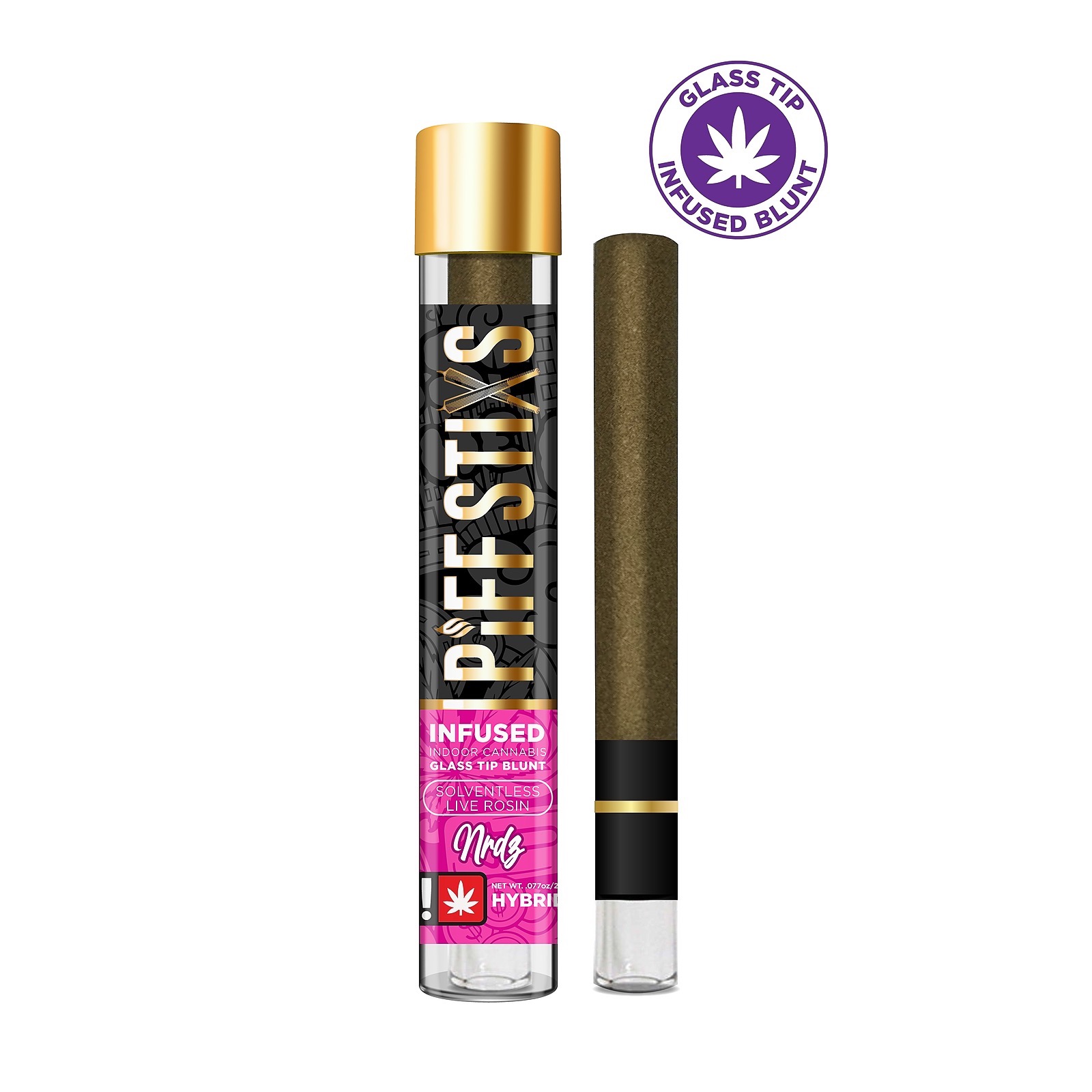 Piff Stixs: Nrdz 2G Rosin Infused Blunt | Leafly