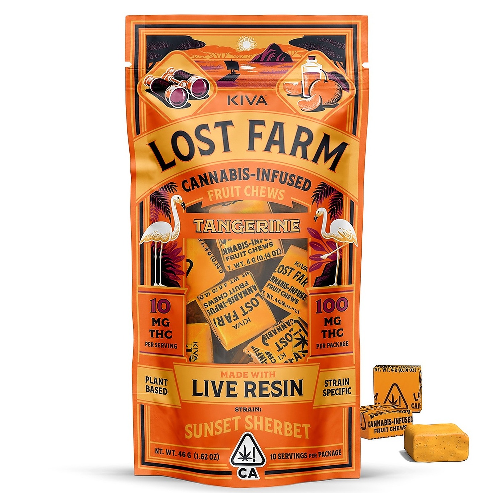 Lost Farm: 10mg Lost Farm 'Sunset Sherbert x Tangerine' Live Resin ...
