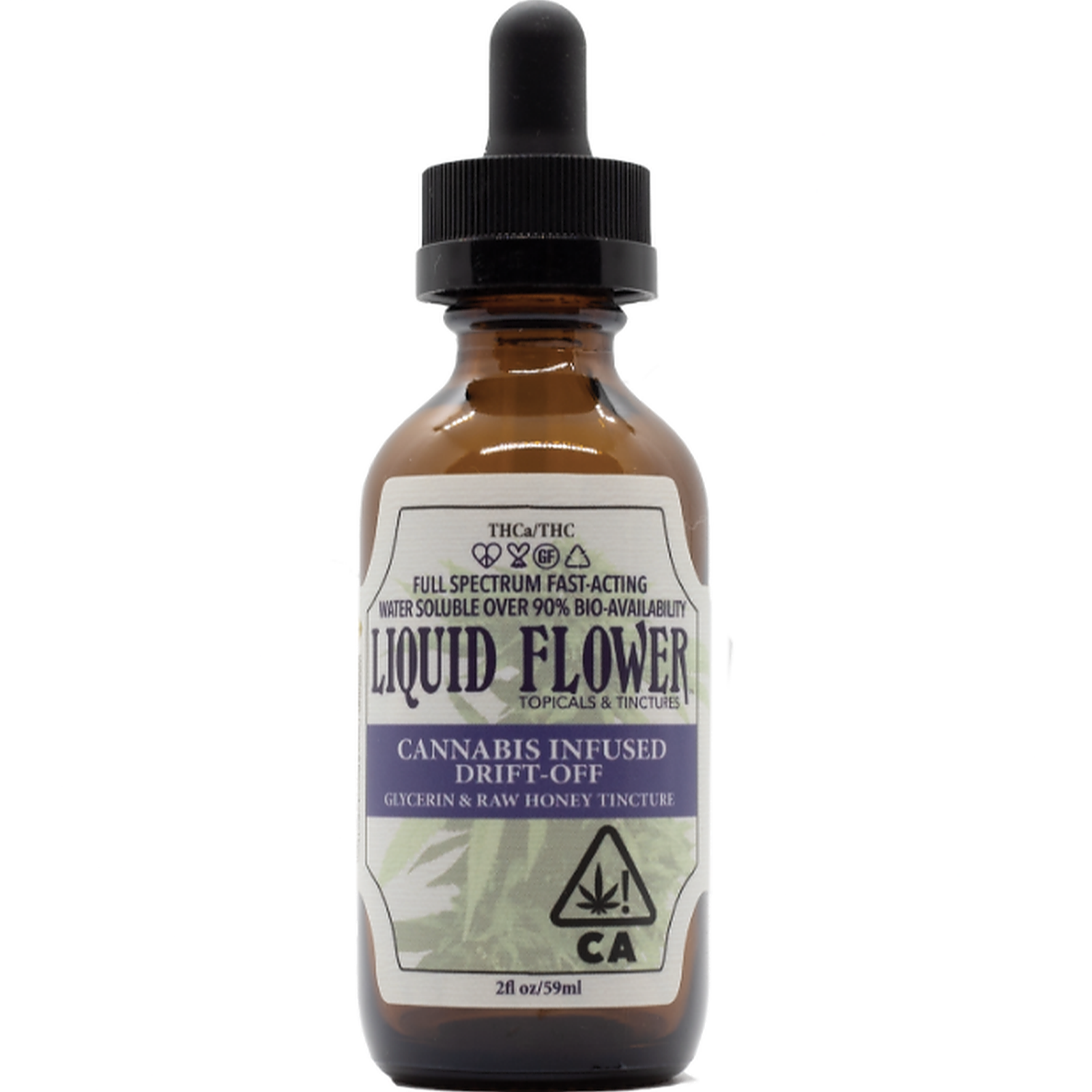 Liquid Flower: Drift Off Tincture (2oz) | Leafly