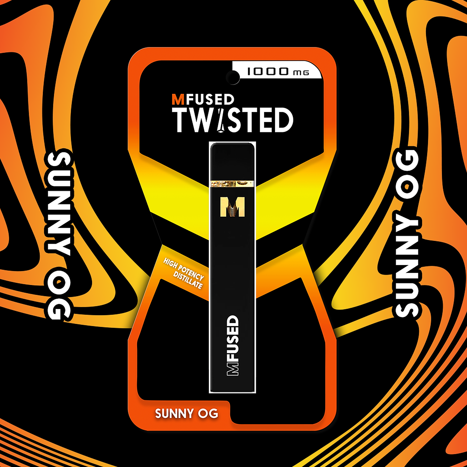 MFUSED: TWISTED Disposable Vape - Sunny OG | Leafly