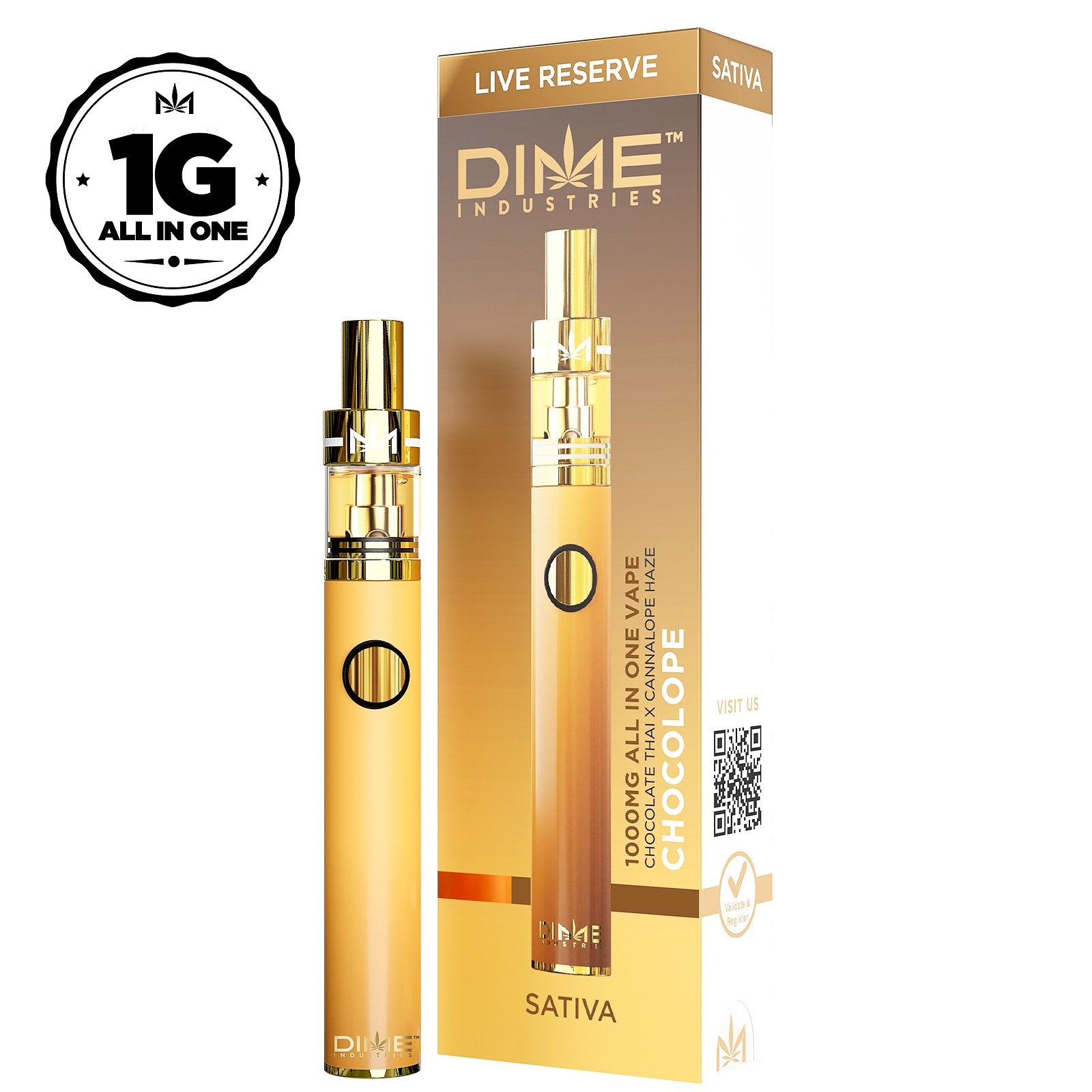 Dime Industries: Chocolope 1000mg All in One Device | Leafly