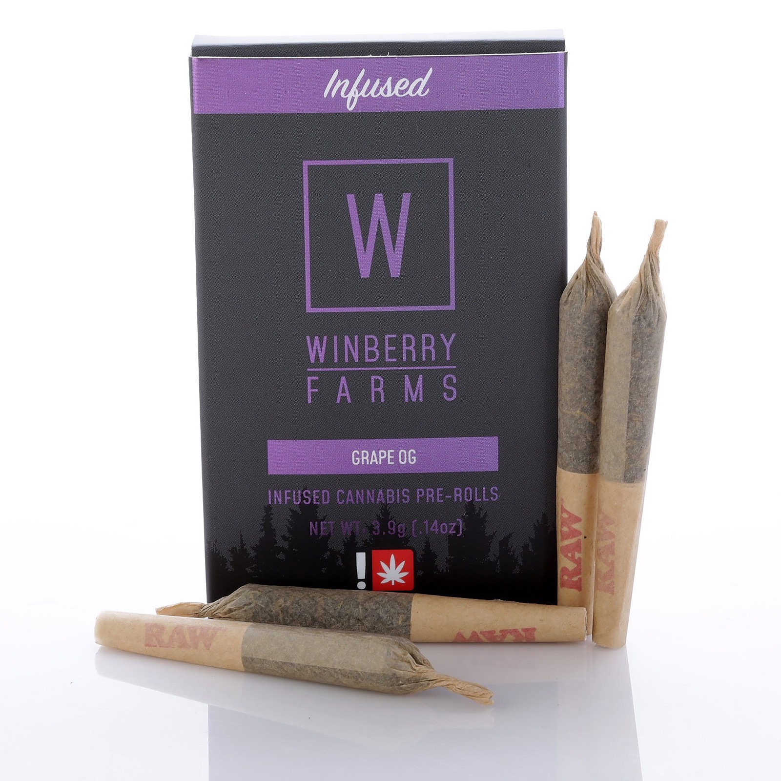 Winberry Farms: Grape OG Infused Pre-Roll Pack | Leafly