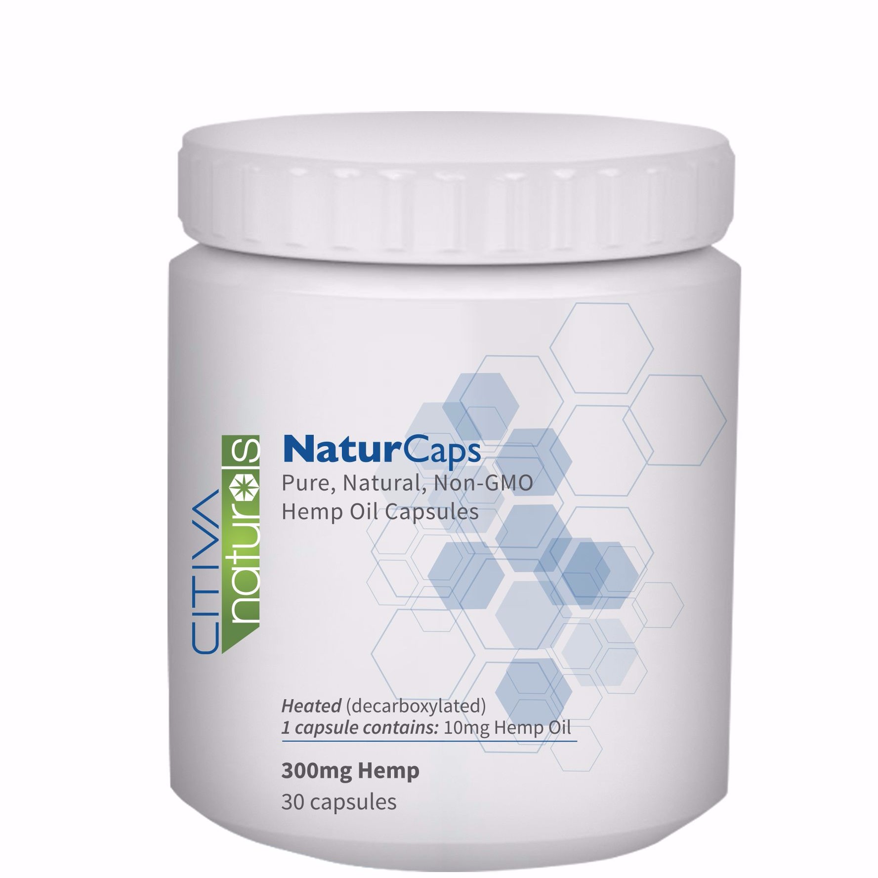 CITIVA Naturals: NaturCaps 300mg Pure CBD Oil Capsules | Leafly
