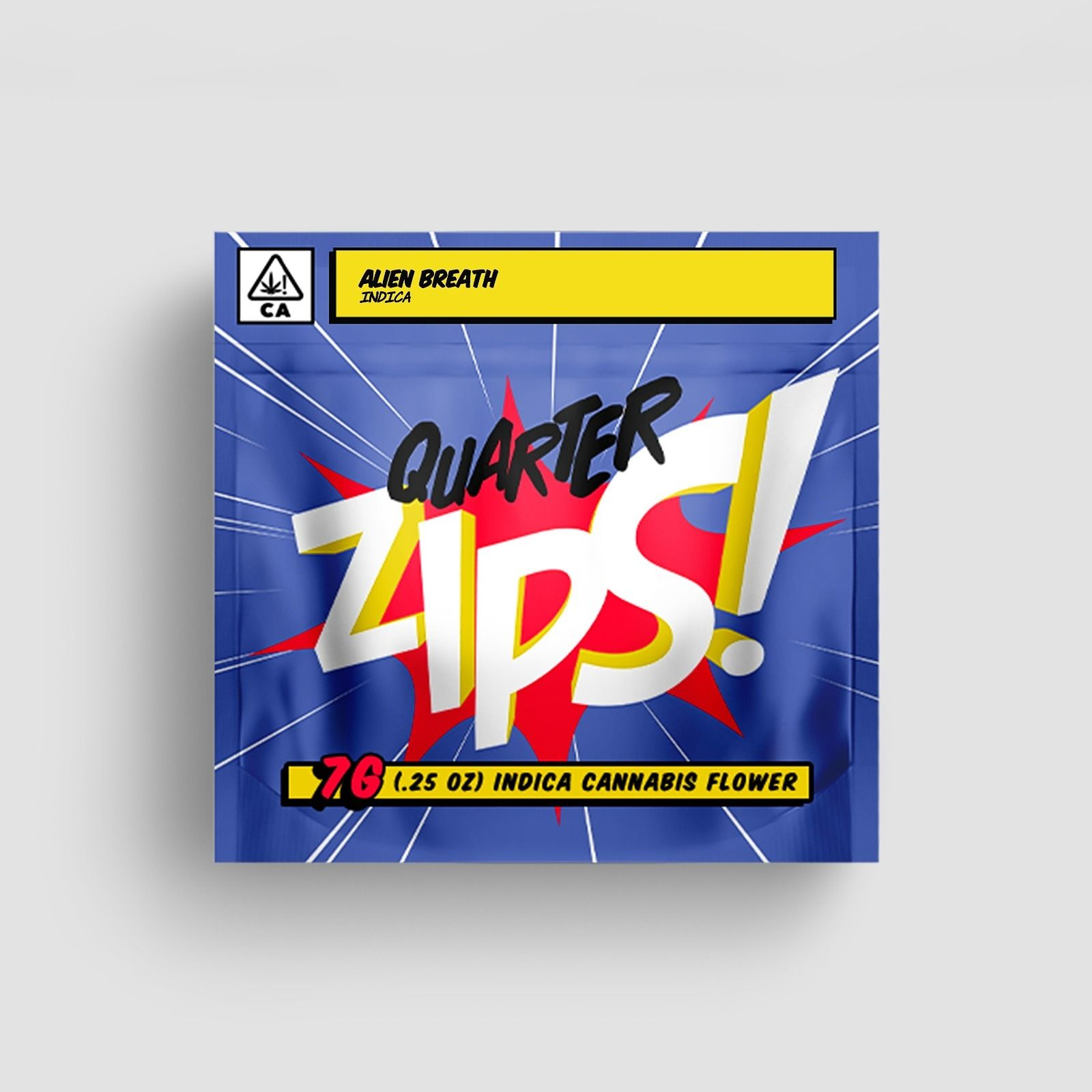 Zips!: Alien Breath - Greenhouse - Indica (7g) | Leafly